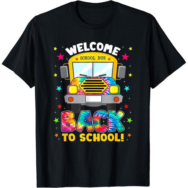 Welcome Back To School Funny Outfit School Bus Driver T-Shirt - Walmart.com