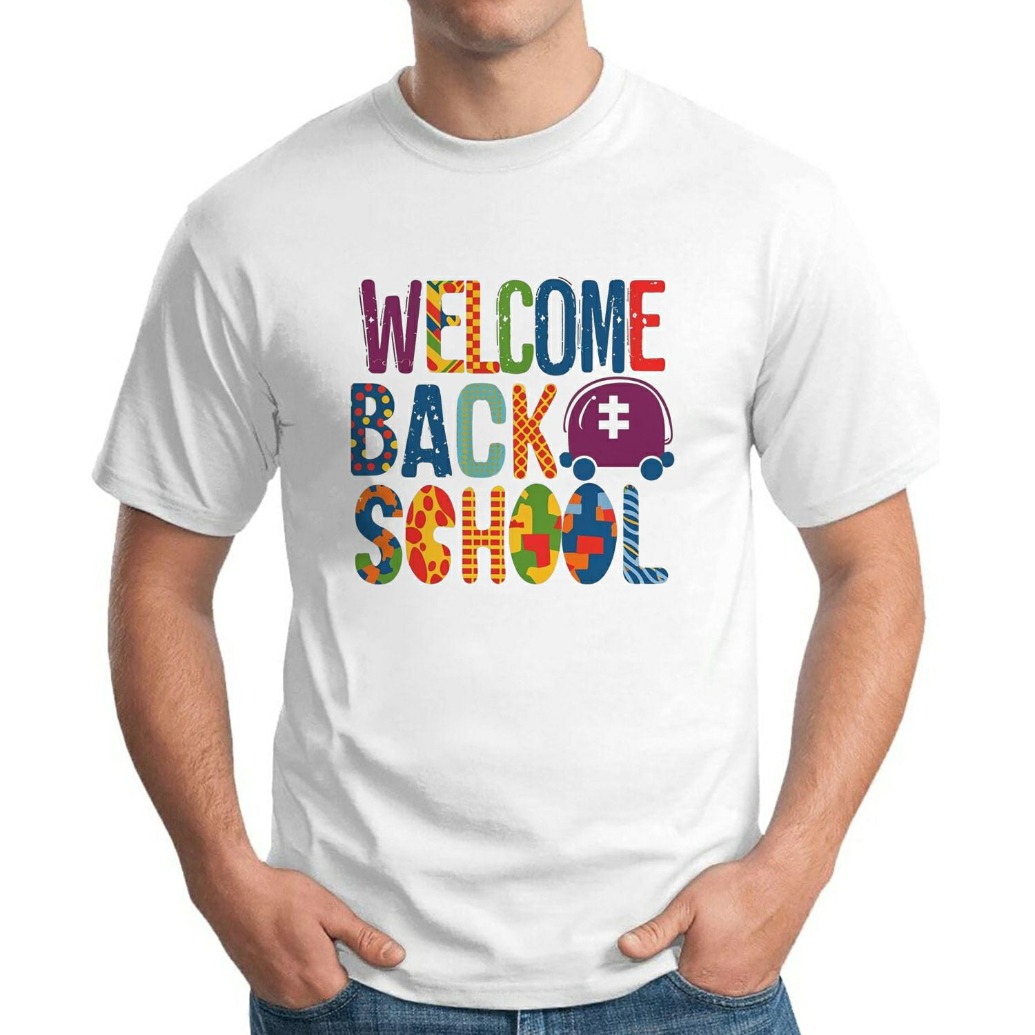 Welcome Back To School Nurse First Day Of School Leopard Birthday Gift ...