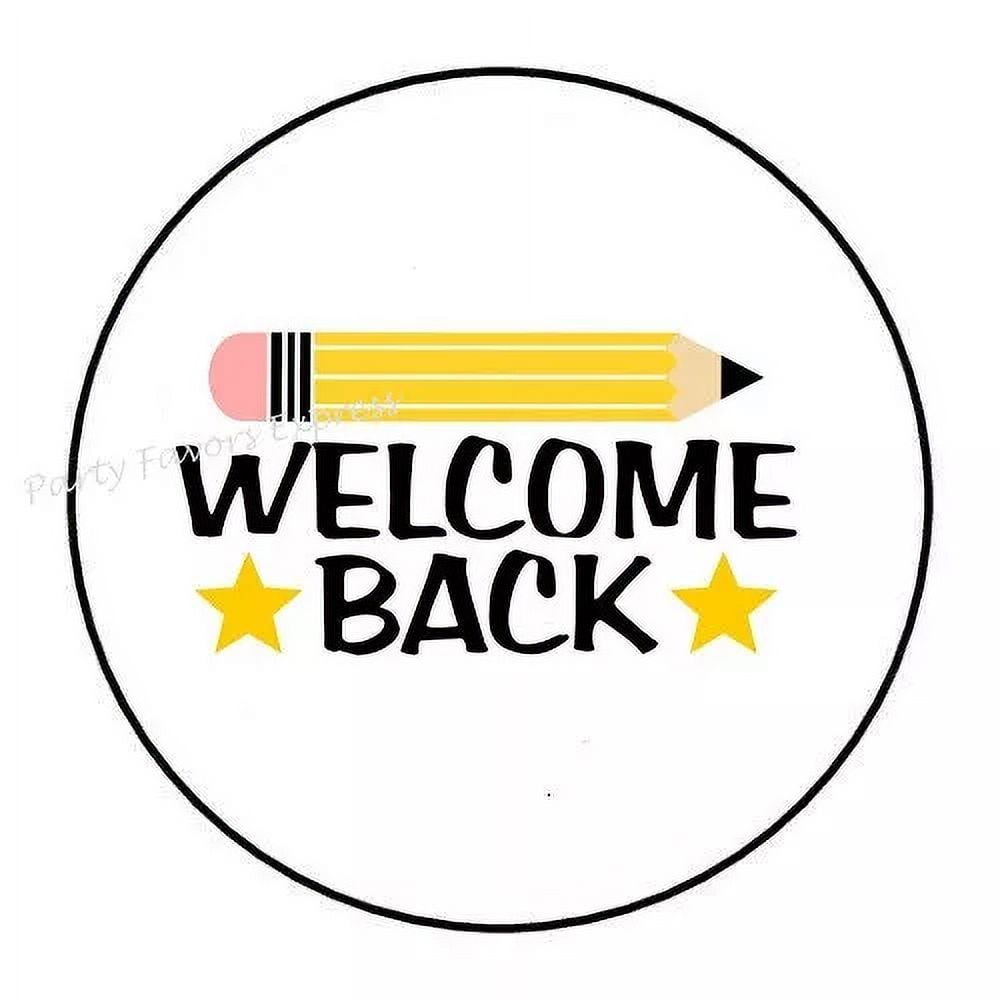 Welcome Back To School Sticker Party Favors Sticker Envelope Seals ...