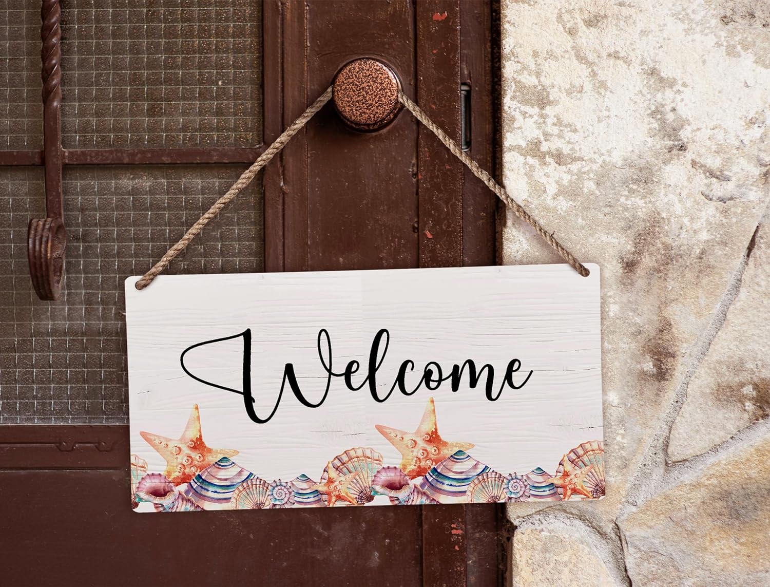 Welcome Back Wood Plaque Sign, Welcome Sign, Coasal Beach House Wall ...