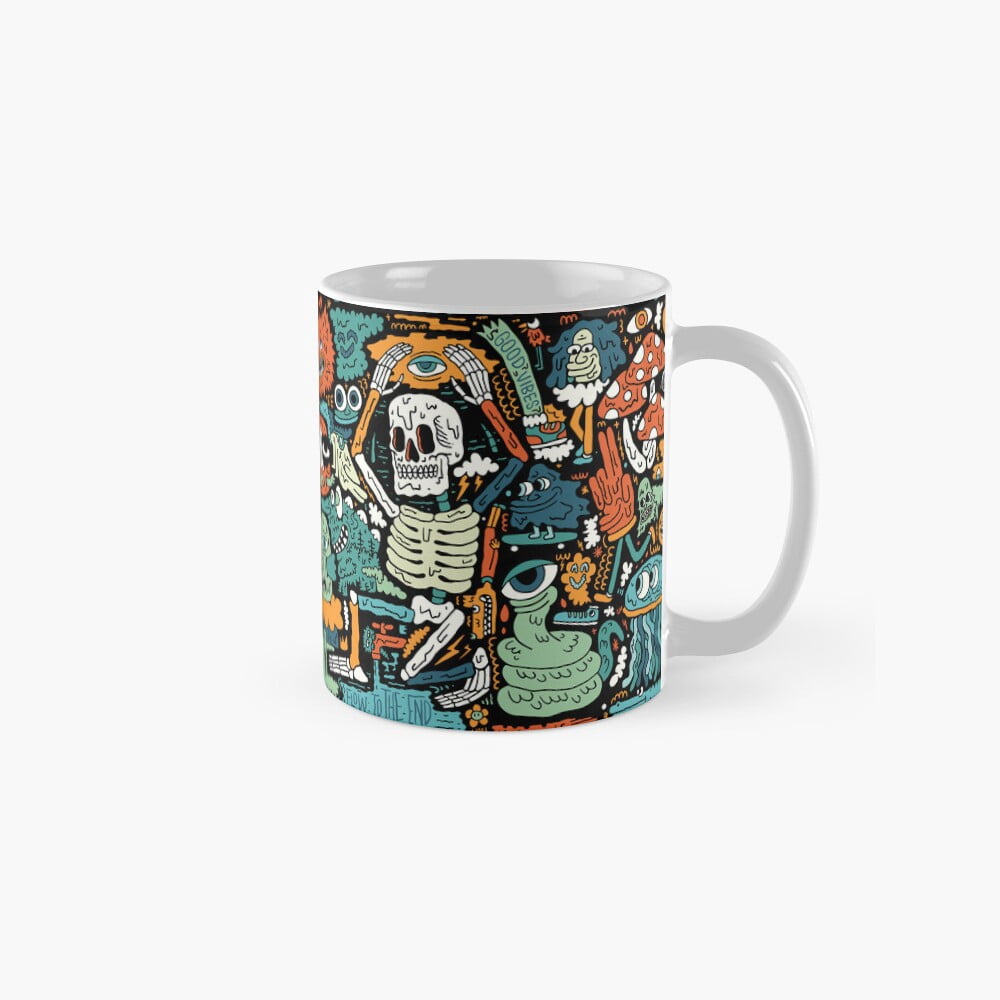 Welcome Back to School | A | colorful skeleton Classic Mug - Walmart.com