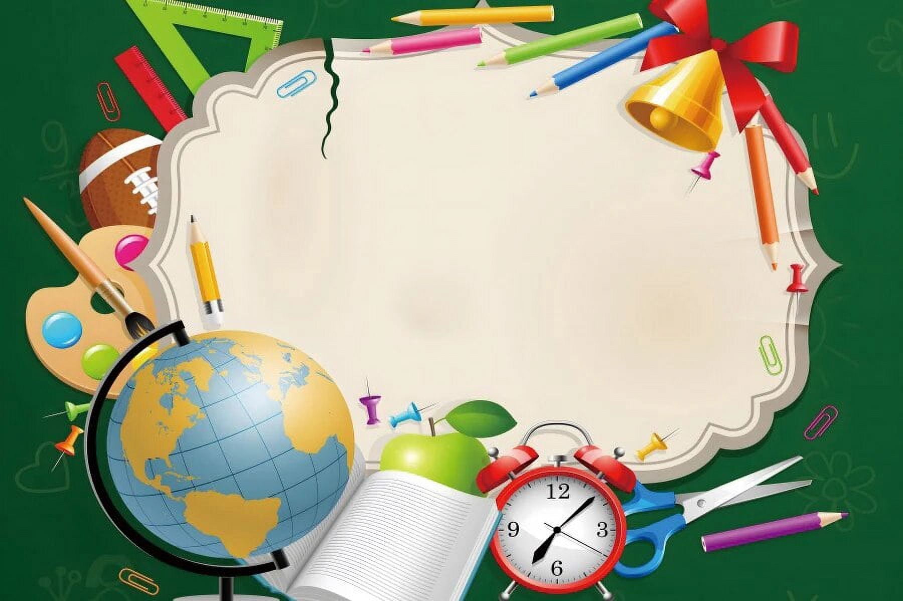 Welcome Back to School Backdrop First Day of Kindergarten Kids Party ...