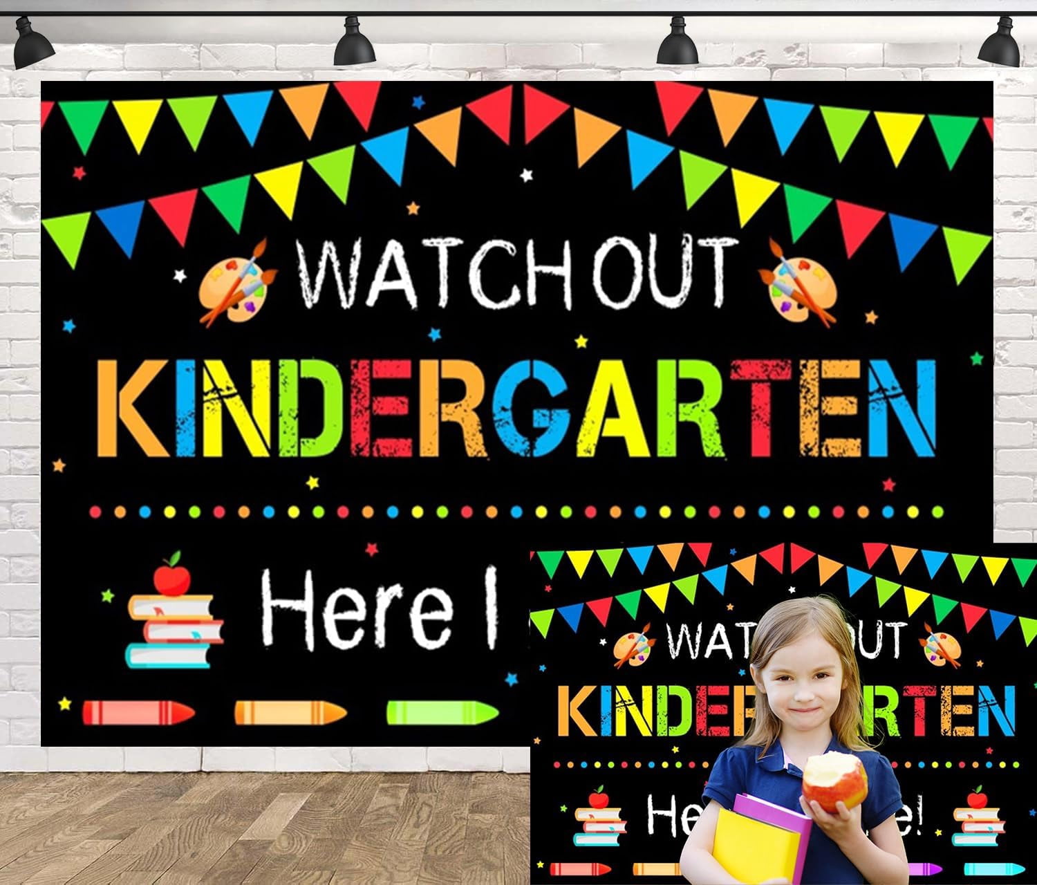 Welcome Back to School Backdrop First Day of School Background Welcome ...