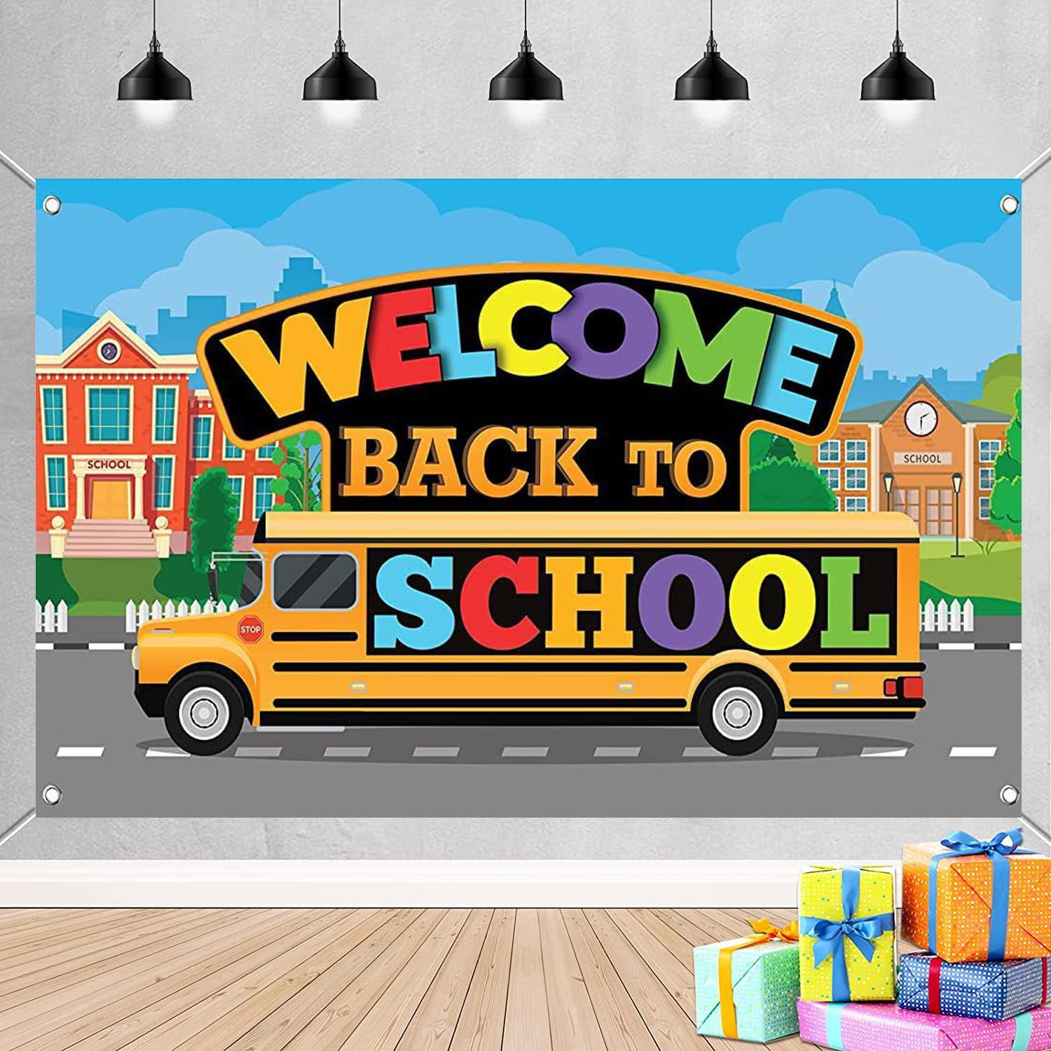 Welcome Back to School Banner Welcome Back to School Party Decorations ...