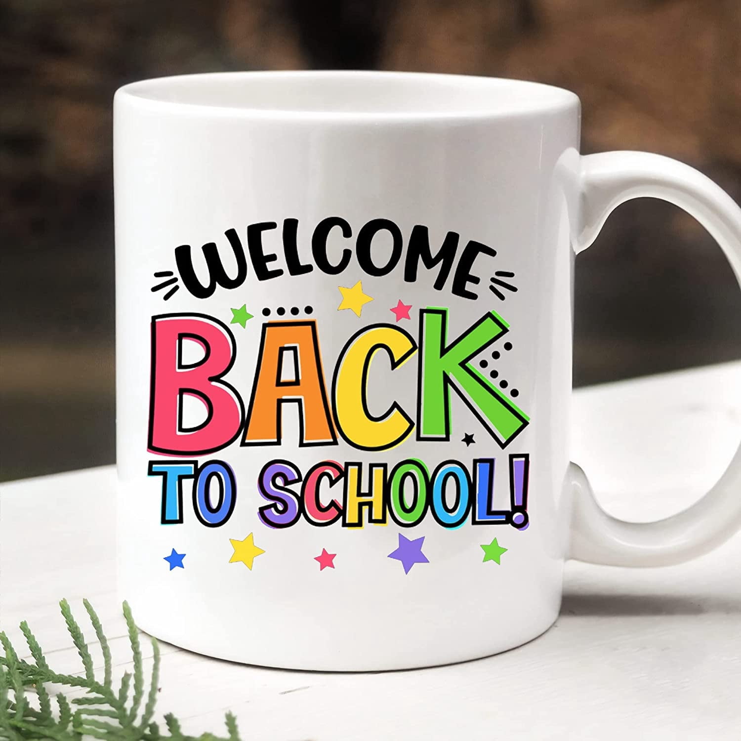 Welcome Back to School Ceramic Coffee Mug, First Day of School Mug ...