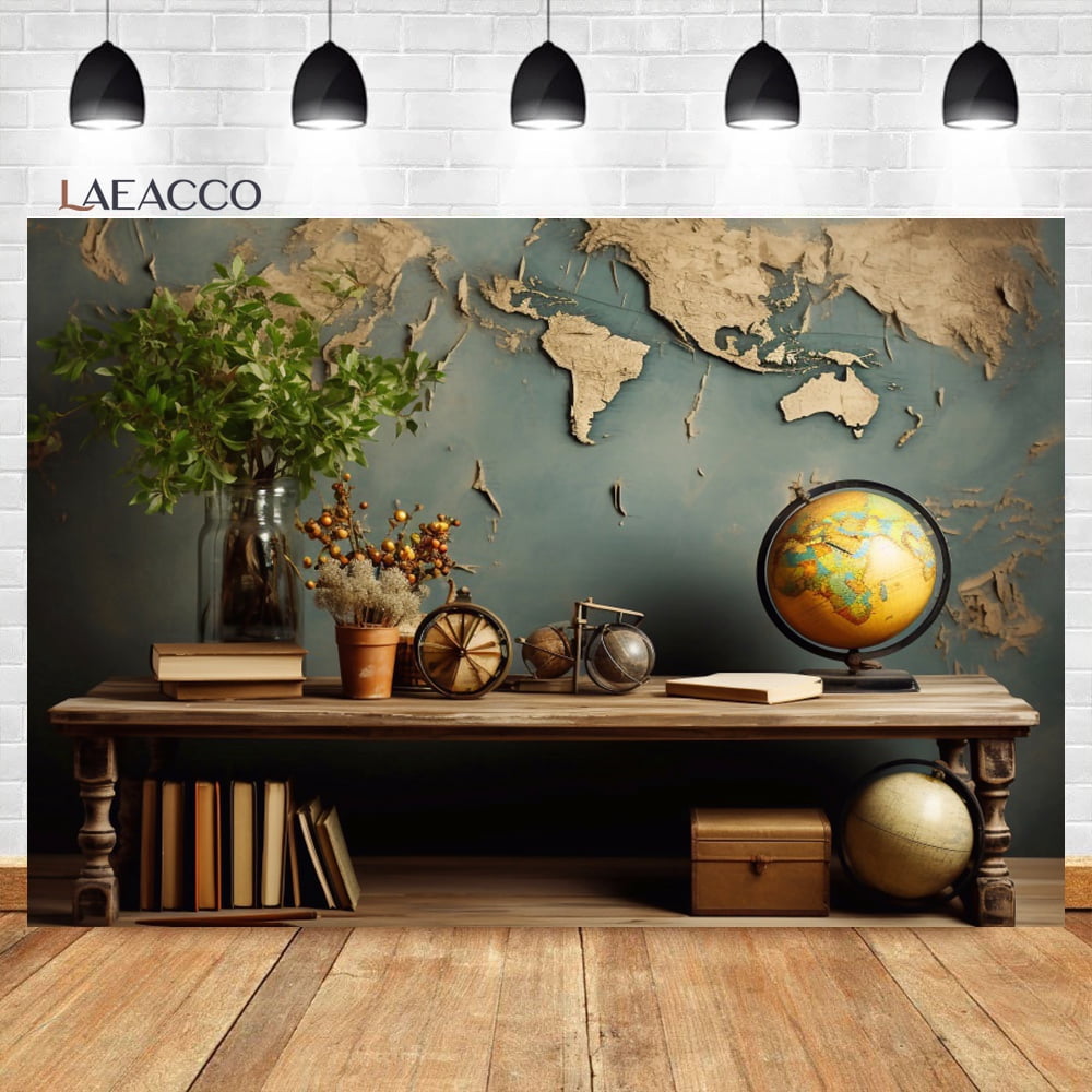 Welcome Back to School First Day Backdrop Classroom Books Stationery ...