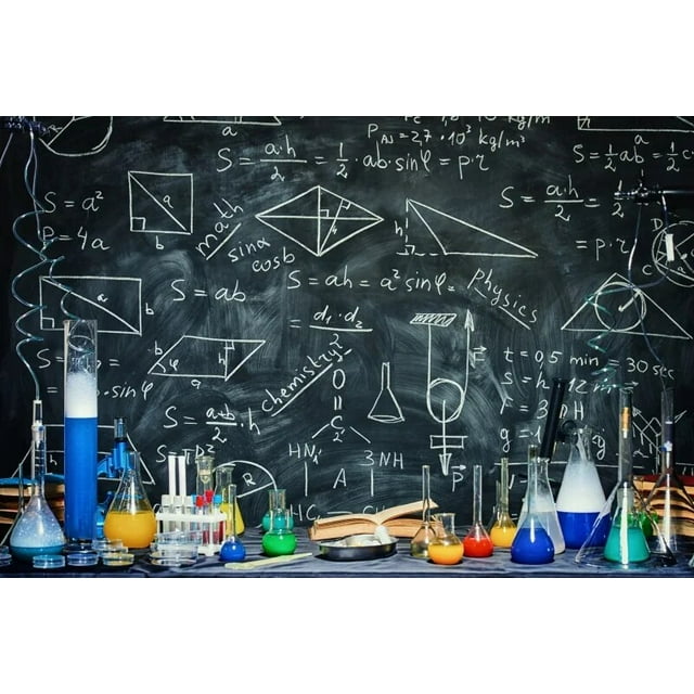 Welcome Back to School Photography Backdrop Black Chalkboard Globe Book ...