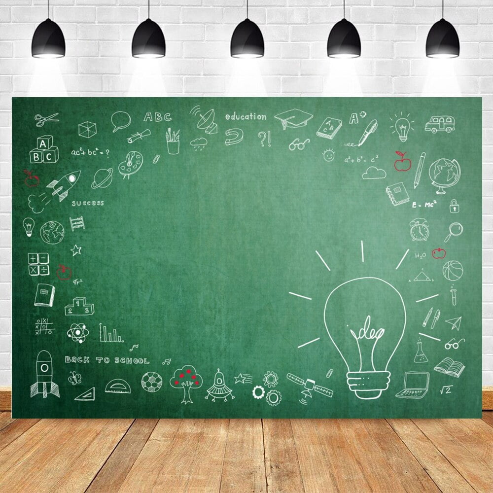 Welcome Back to School Photography Backdrop Blackboard for Kids Party ...
