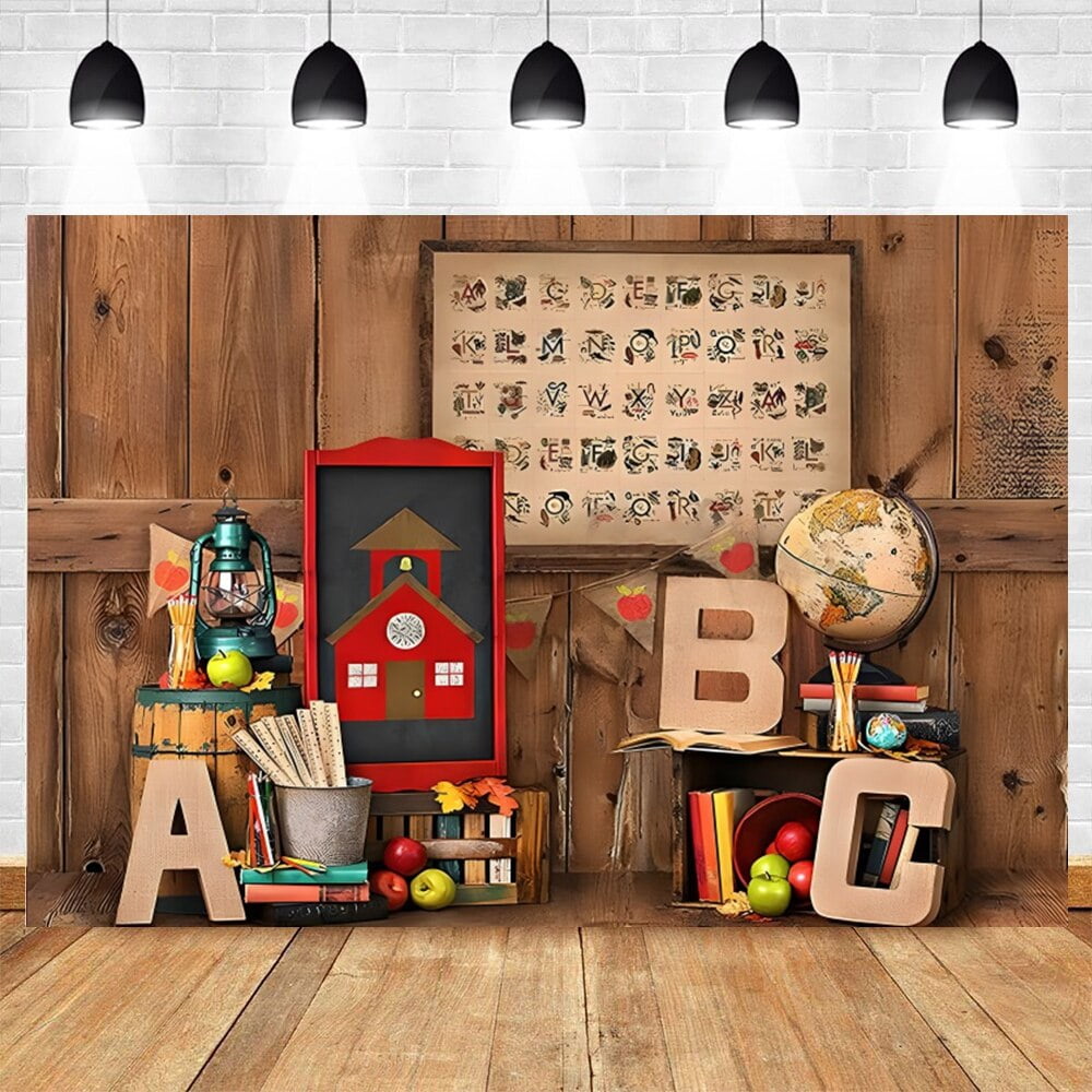 Welcome Back to School Photography Backdrop Blackboard for Kids Party ...