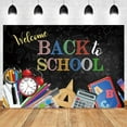 Welcome Back to School Photography Backdrop Blackboard for Kids Party ...