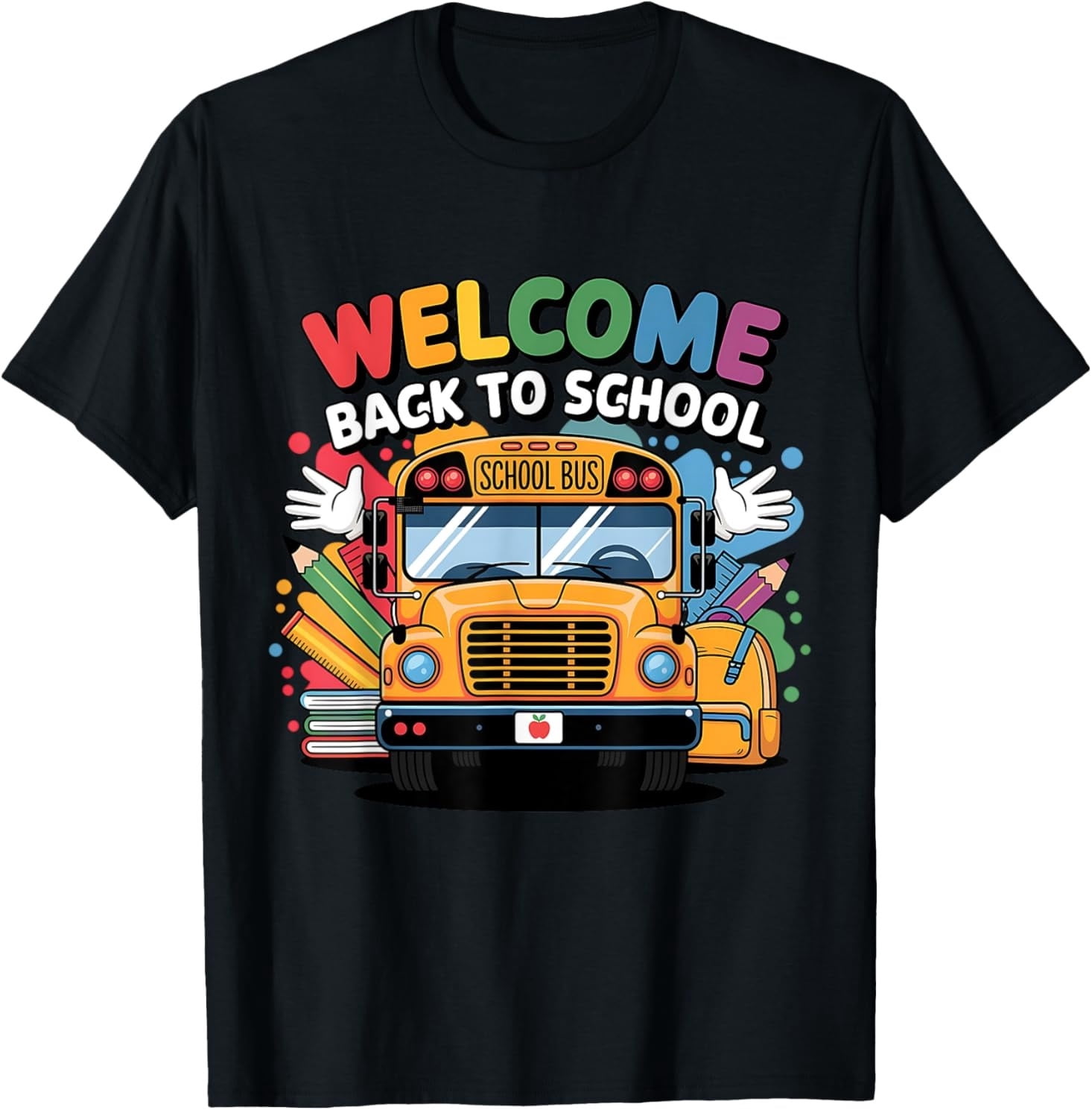 Welcome Back to School T-Shirt – School Bus First Day Shirt for ...