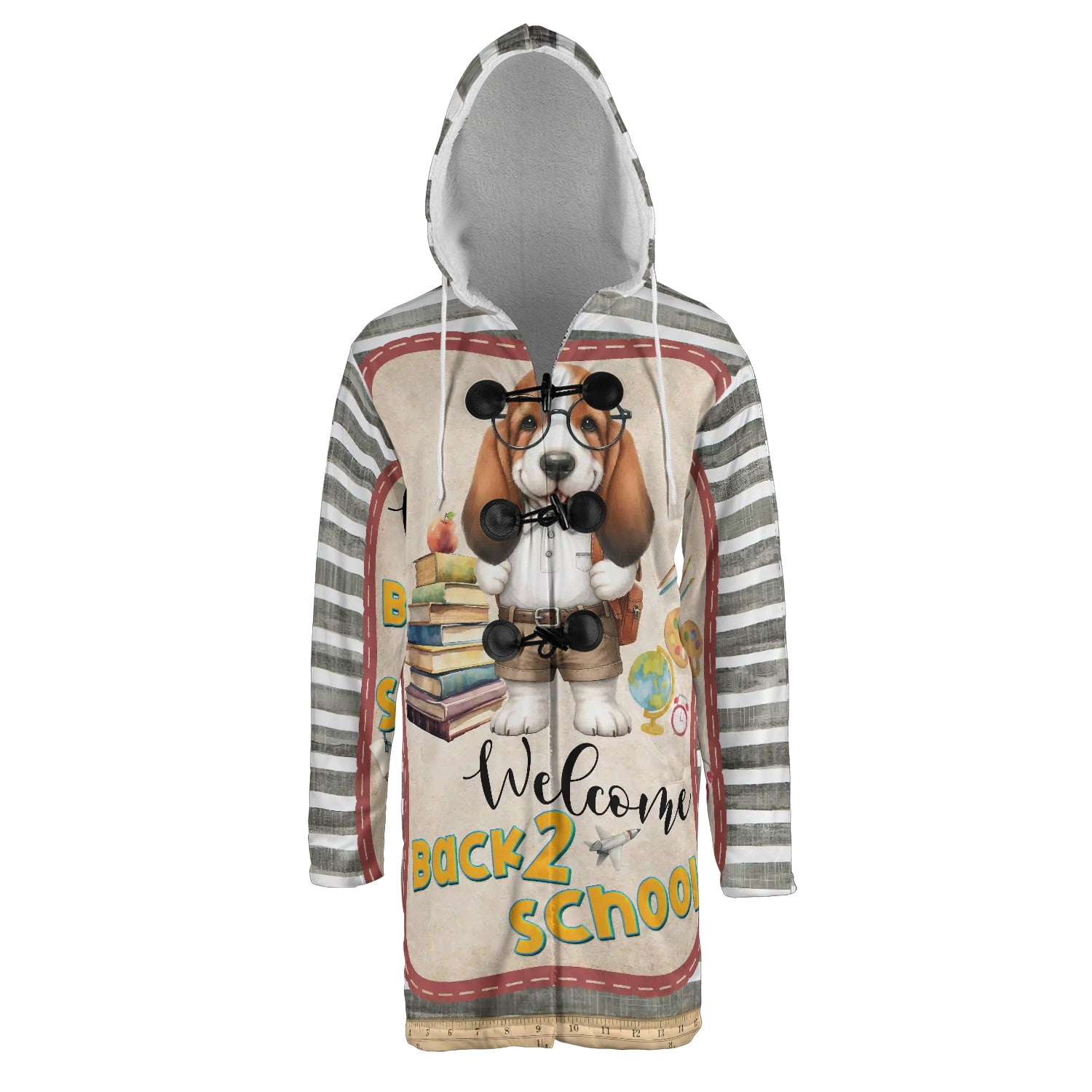 Welcome Basset Hound Back to School Vintage Retro All Over Print 3D ...