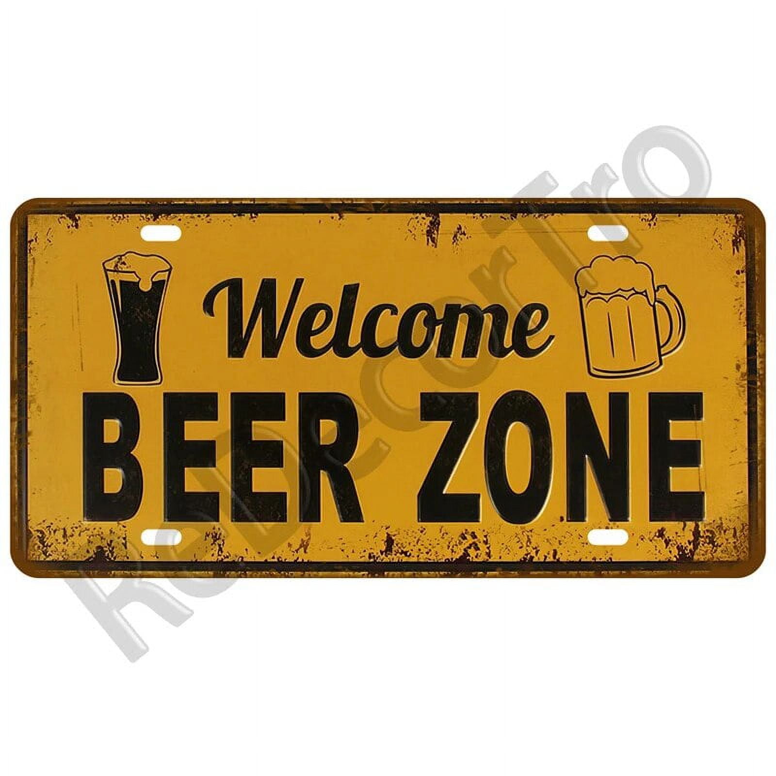 Welcome Beer ZCold Whiskey Metal Sign Bar Pub Cafe Wall Decor Retro ...