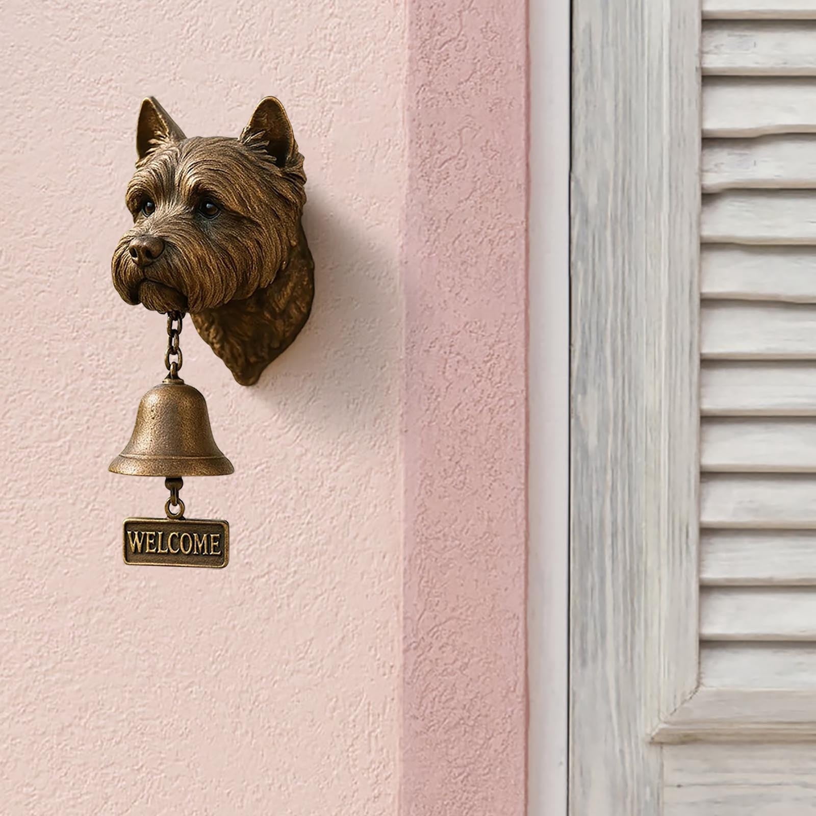 Welcome Bell, Vintage Dog Doorbell, West Highland Terrier, 7.9 Inch ...