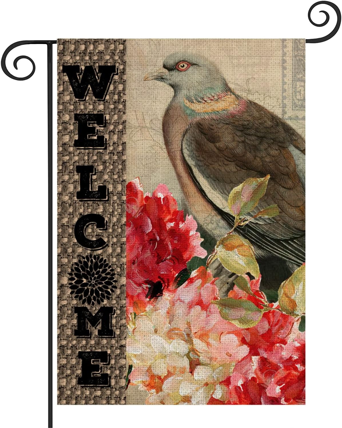 Welcome Bird Spring Garden Flag 28 X 40 inch Vertical Double Sided ...