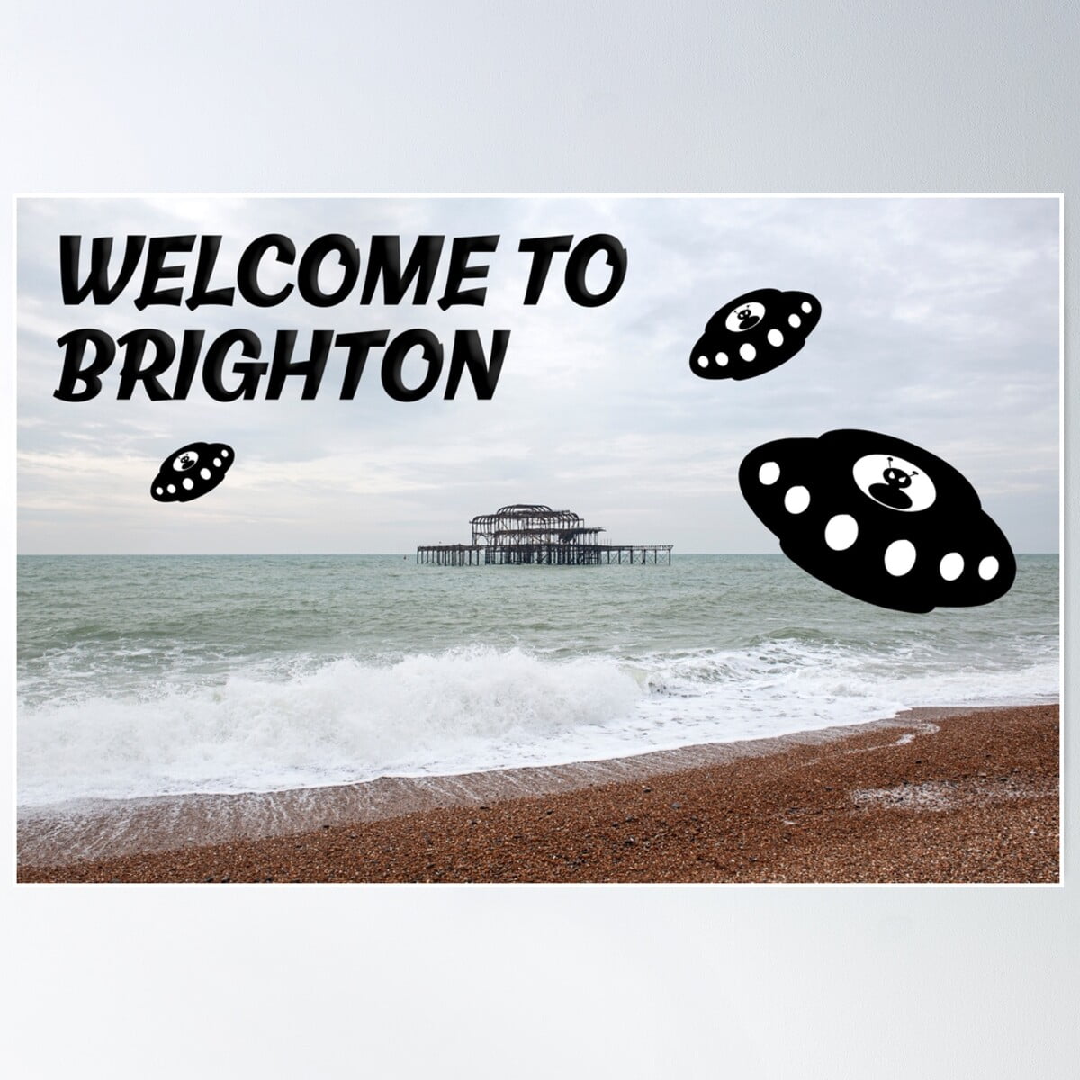 Welcome To Brighton - Visitors From Afar Come Pop Along To The South Coast Seaside Resort ...