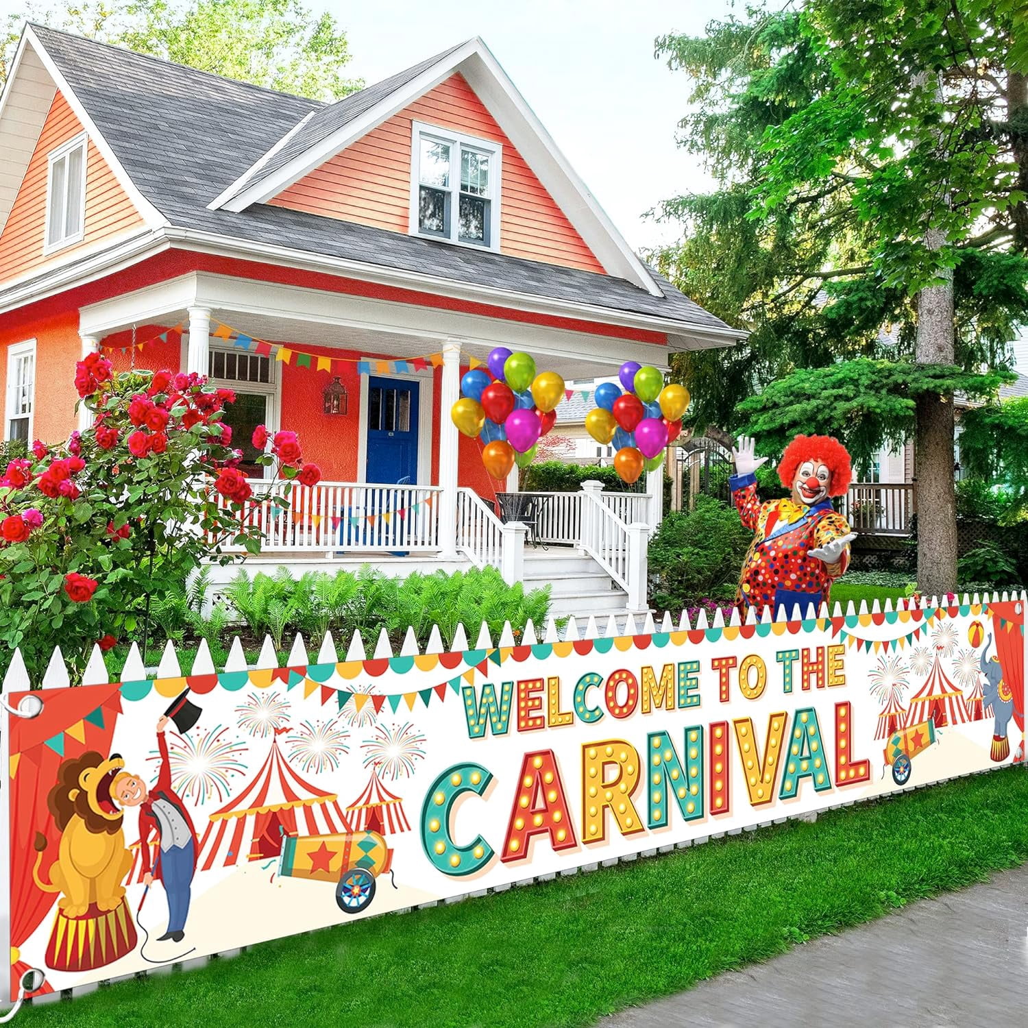 Welcome to the Carnival Yard Sign -24 X 71 inch | Welcome to the ...