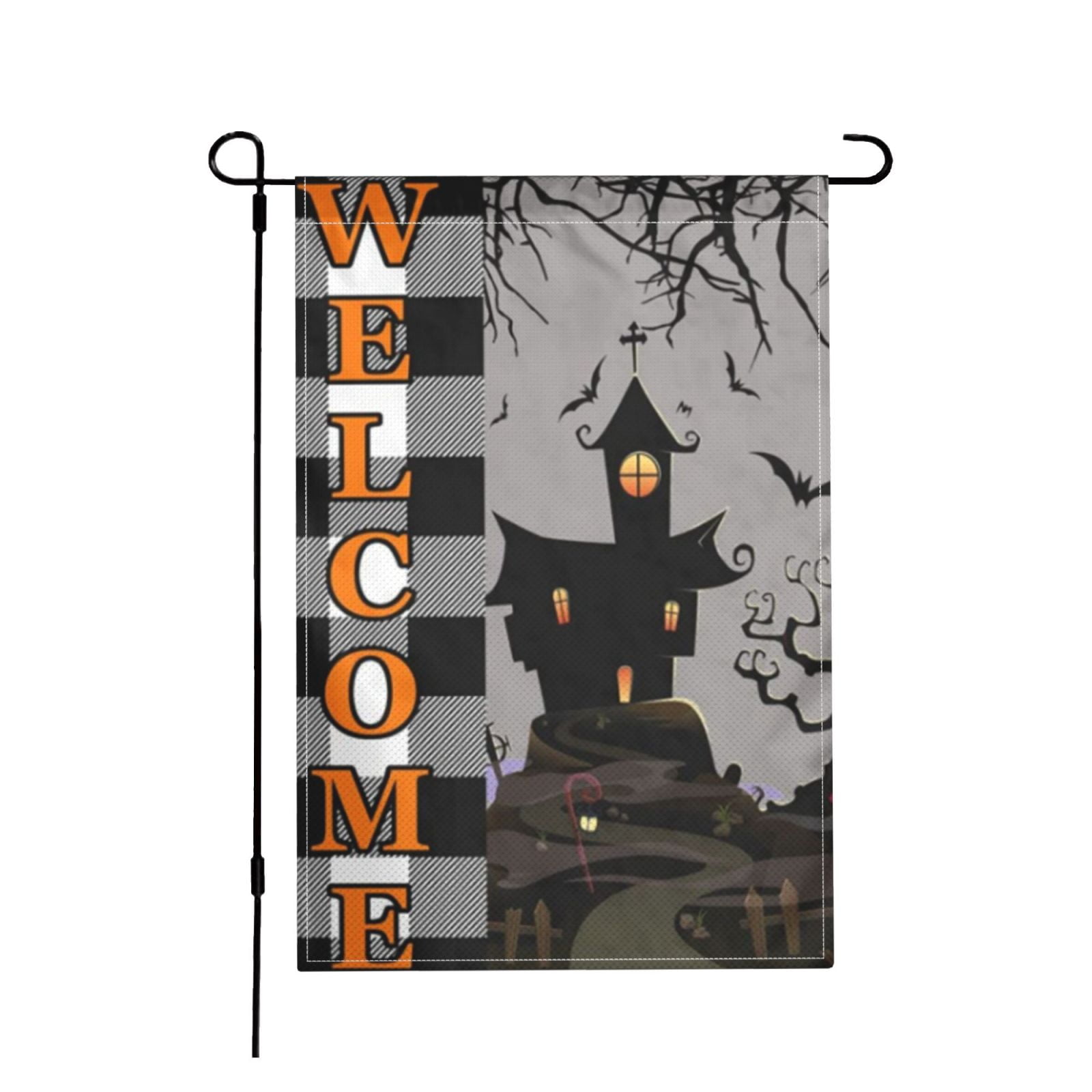 Welcome Castle Home Decorative Garden Flag House Yard Flag Vertical ...