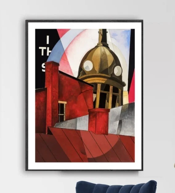 Welcome To Our City By Charles Demuth Fine Art Print, Precisionist ...