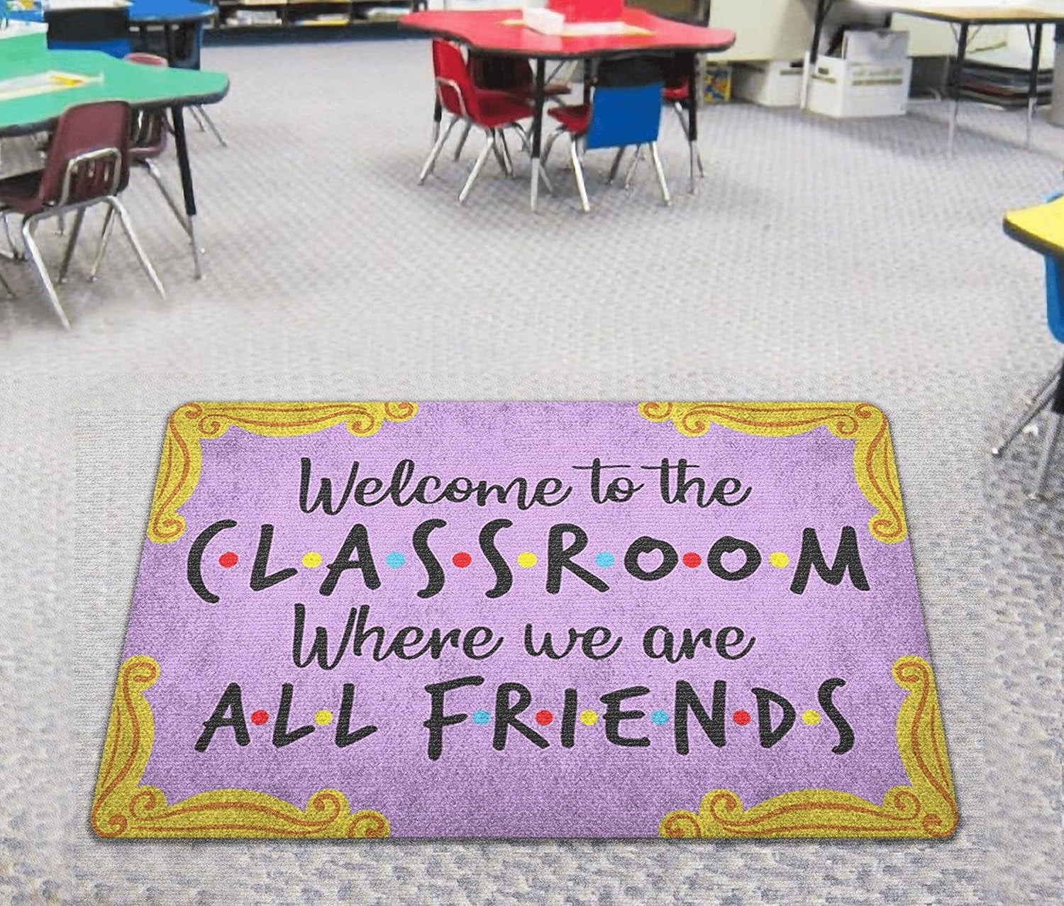 Welcome to The Classroom Where We are All Friends Funny Quotes Gift for ...