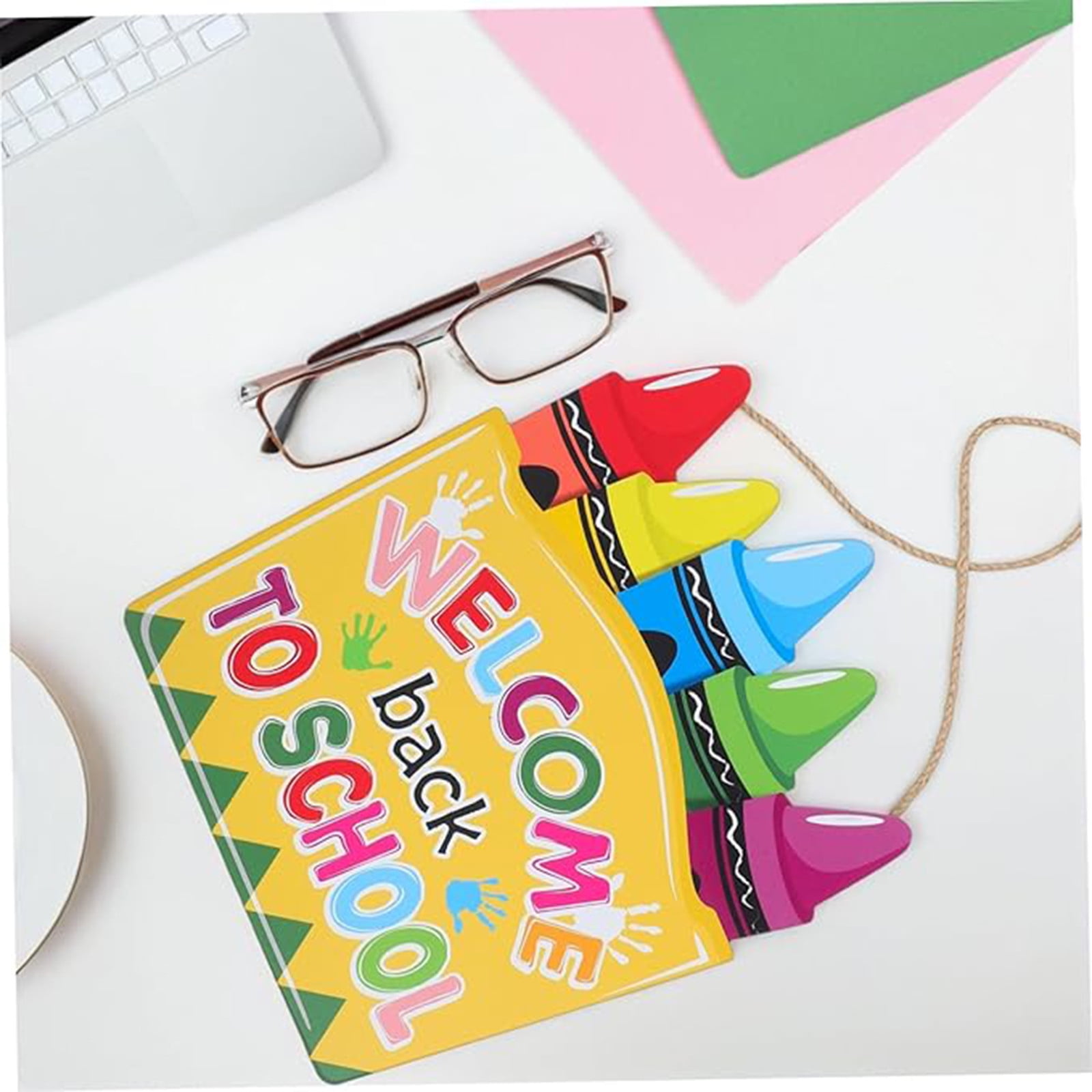 Welcome Classroom Sign Board For Back To School Season Wooden Welcome ...