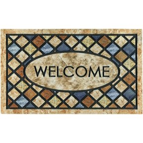 JML Non-Slip MicrofiberFabric & Rubber Doormat - Soft Entryway Rug for ...