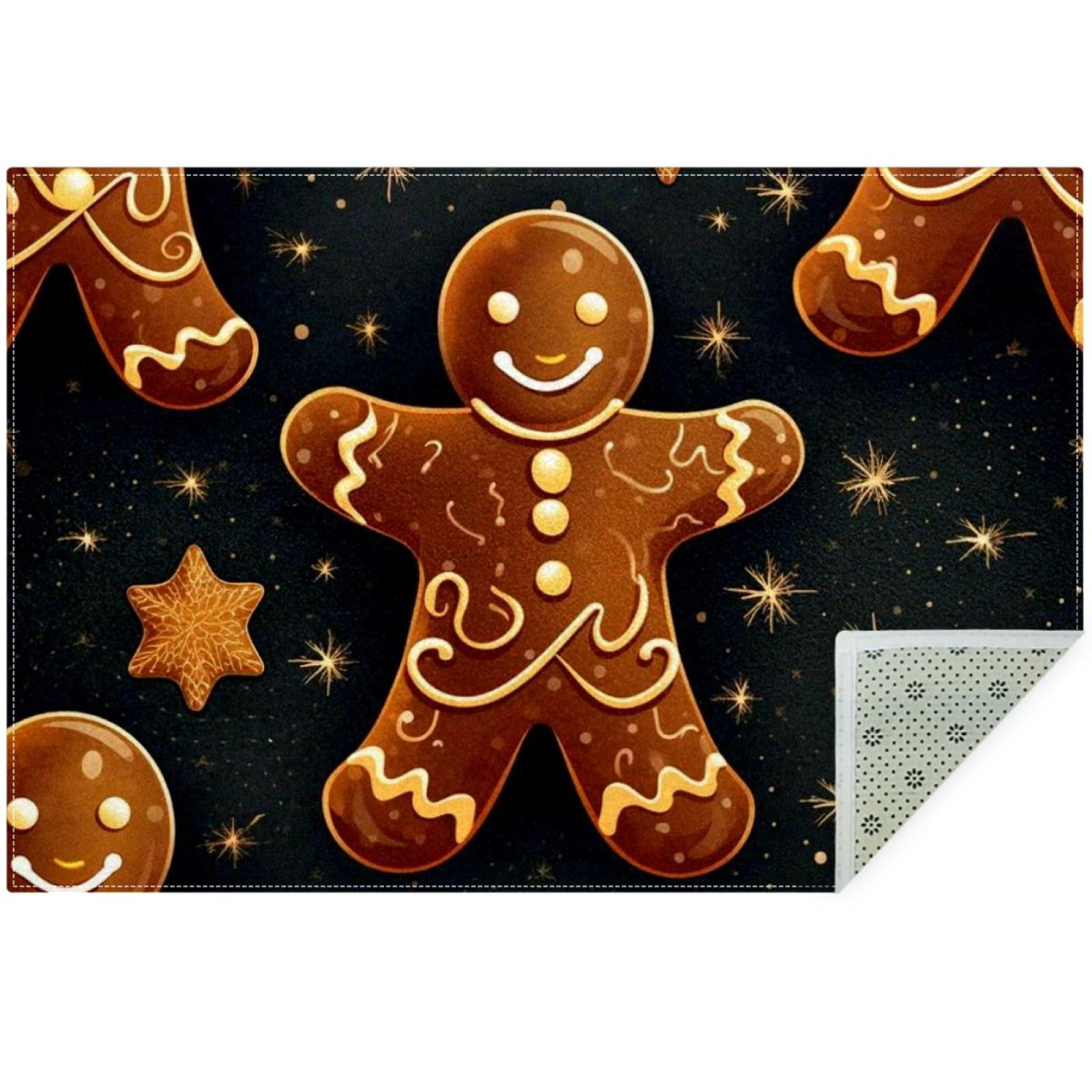 Welcome Door Mat Non Slip Area Rug Indoor Outdoor Carpet Christmas ...