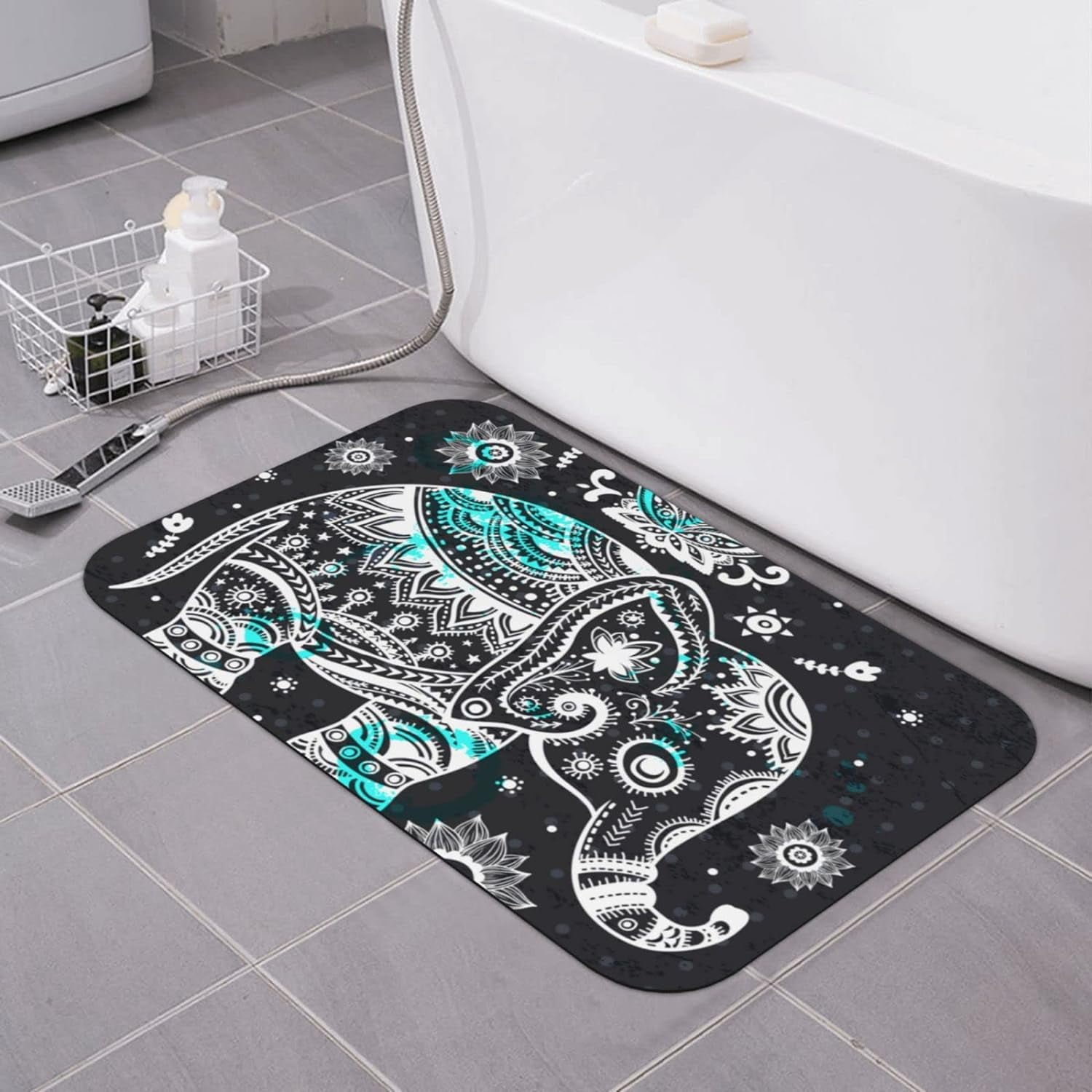 Welcome Doormat Elephant Indoor Outdoor Entrance Door Mat Bath Rug ...