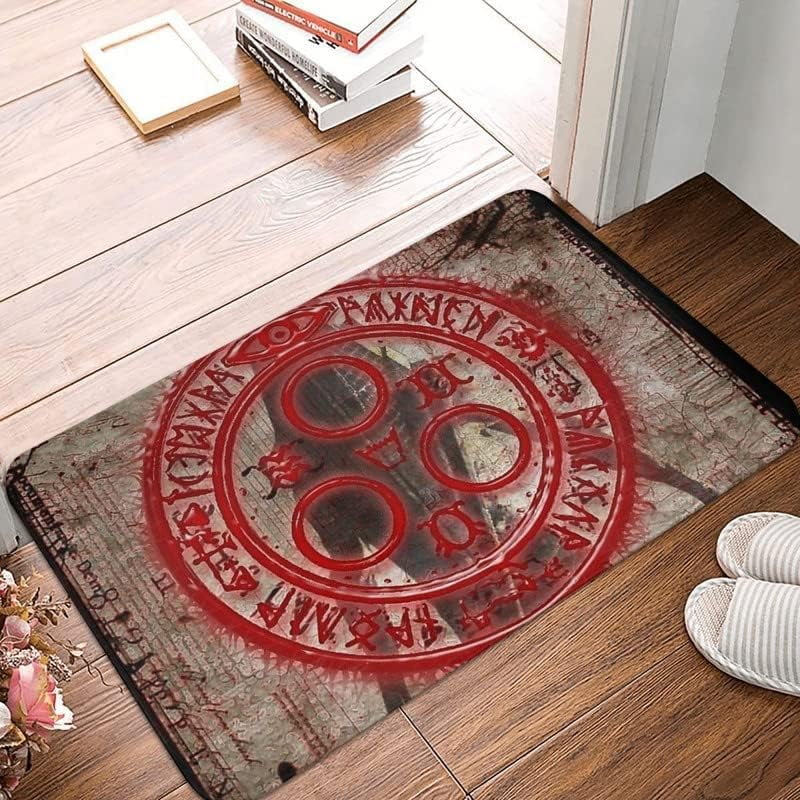 Welcome Doormat Silent Hill Horror Movie Bedroom Mat Pyramid Head Red ...