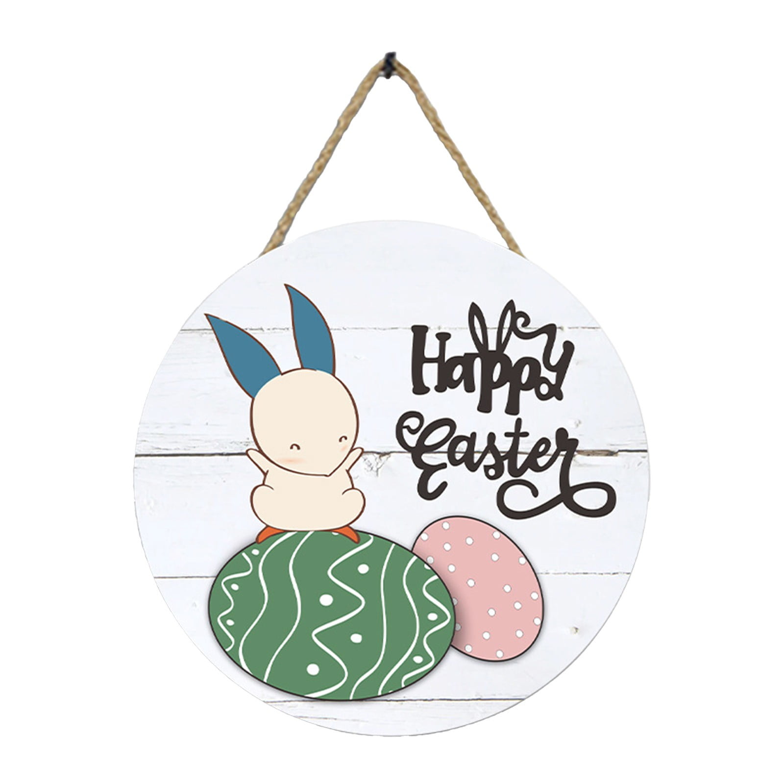 Welcome Easter Squirrel Front Door Sign, Easter Eggs Wood Door Hanger ...