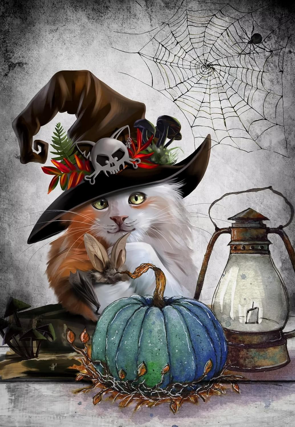 Welcome Fall Autumn Scenery with Cute Dog and Maple Leaves Garden Flag ...