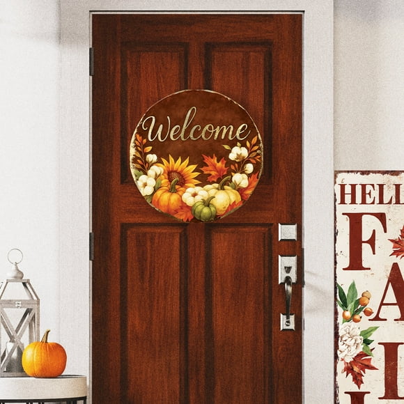 Welcome Great Pumpkin Sign