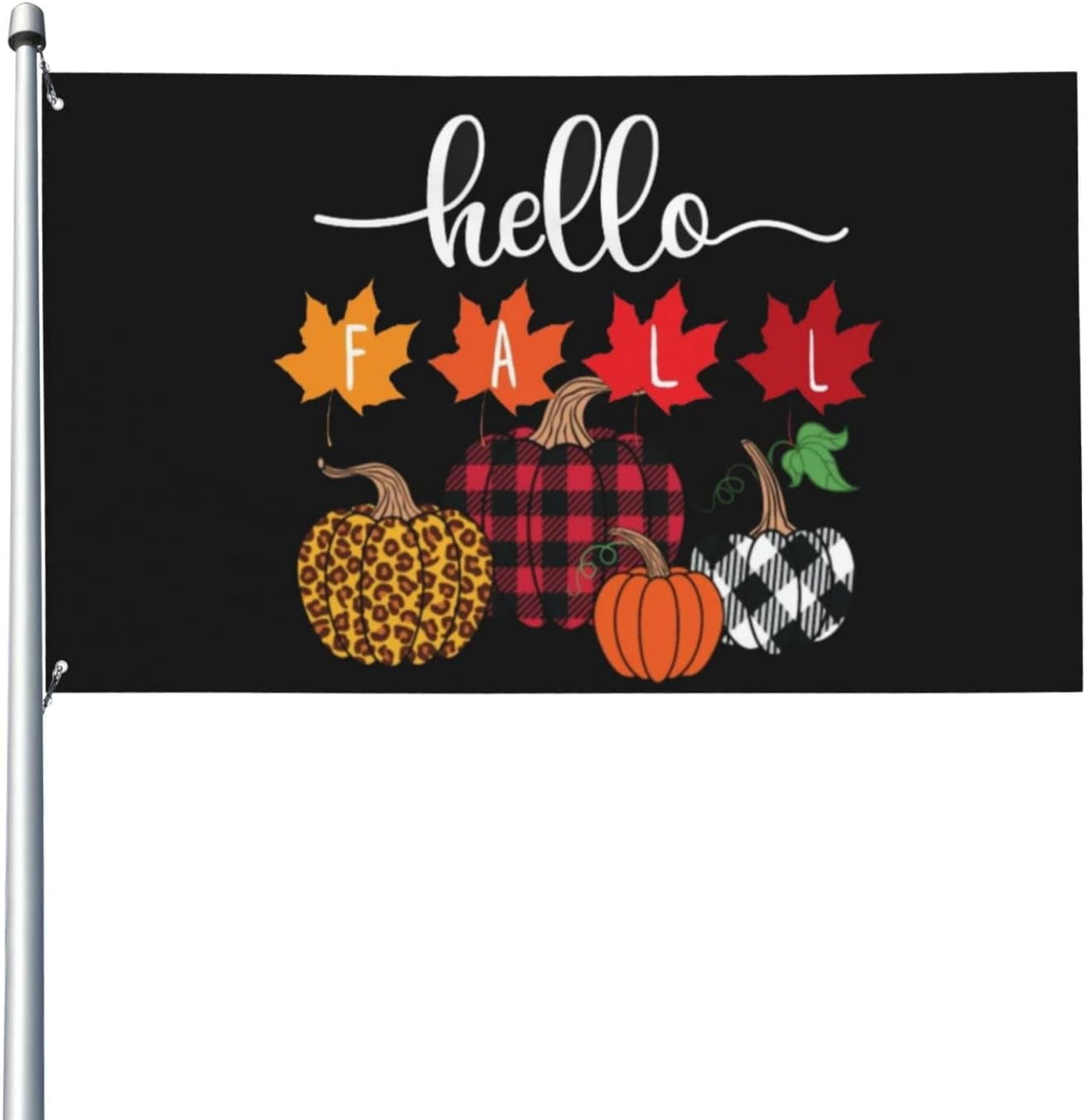 Welcome Fall Garden Flag 3x5 Ft Decor Outdoor Banner Sign Party Parade ...