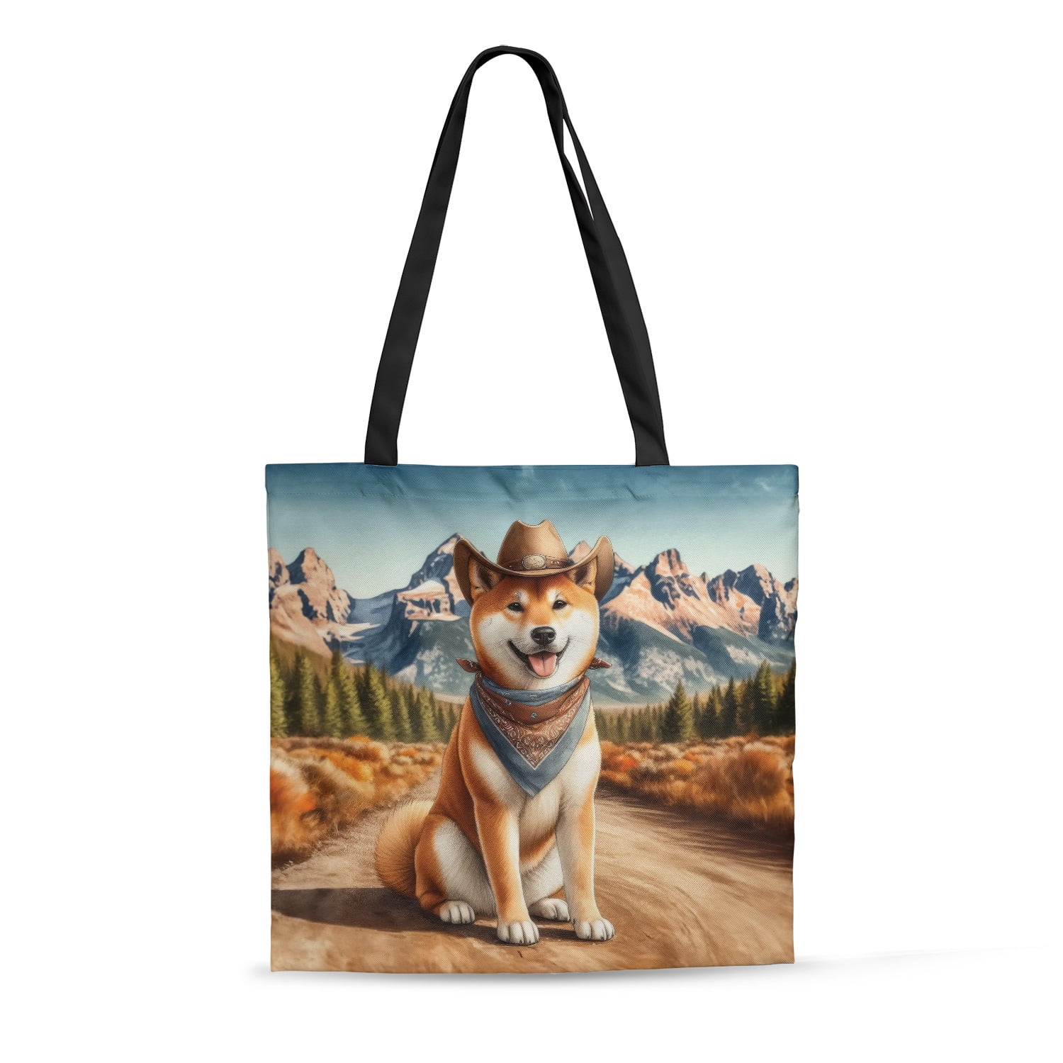Welcome Fall Western Cowboy Shiba Inu Enjoys Majestic Autumn All Over ...