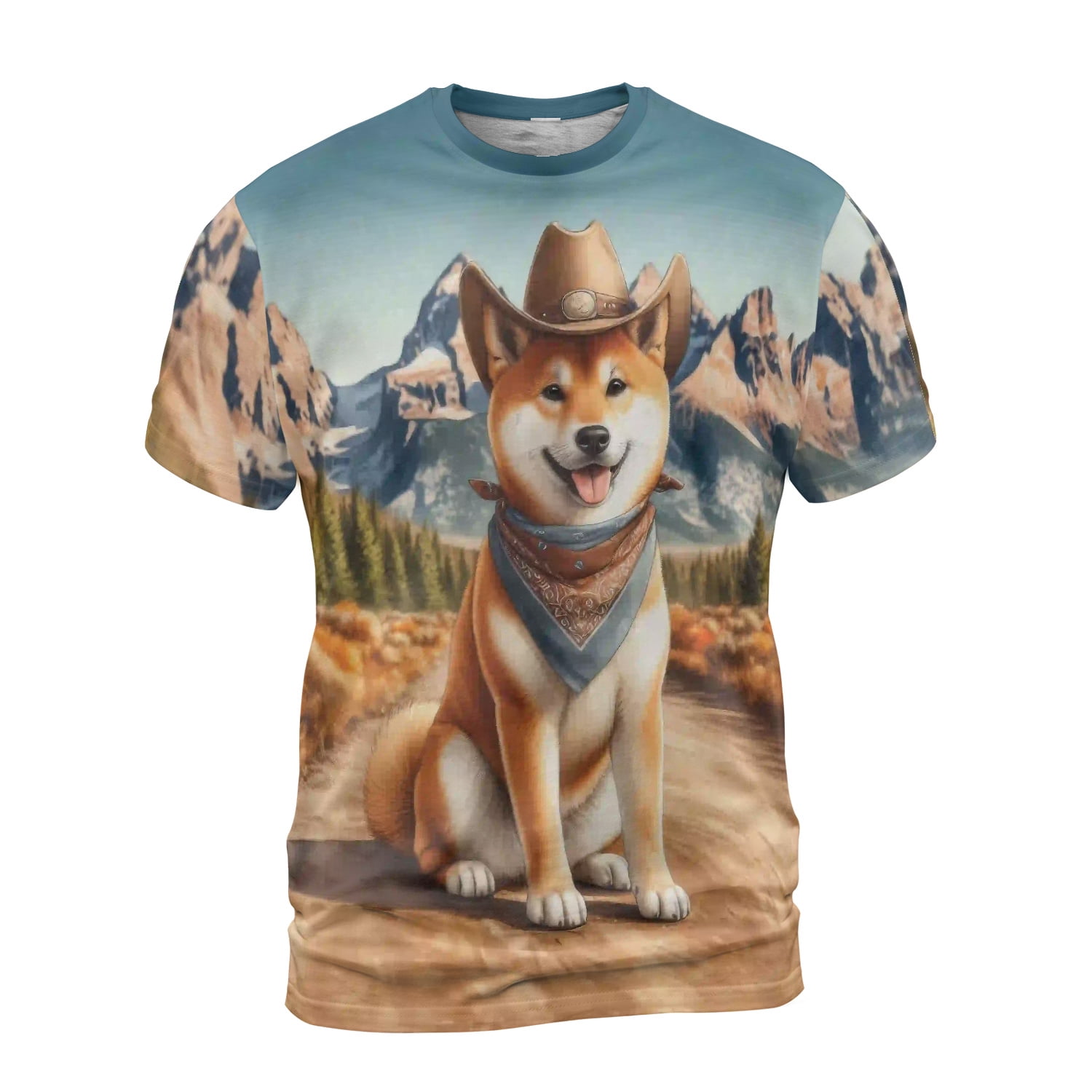 Welcome Fall Western Cowboy Shiba Inu Enjoys Majestic Autumn All Over ...