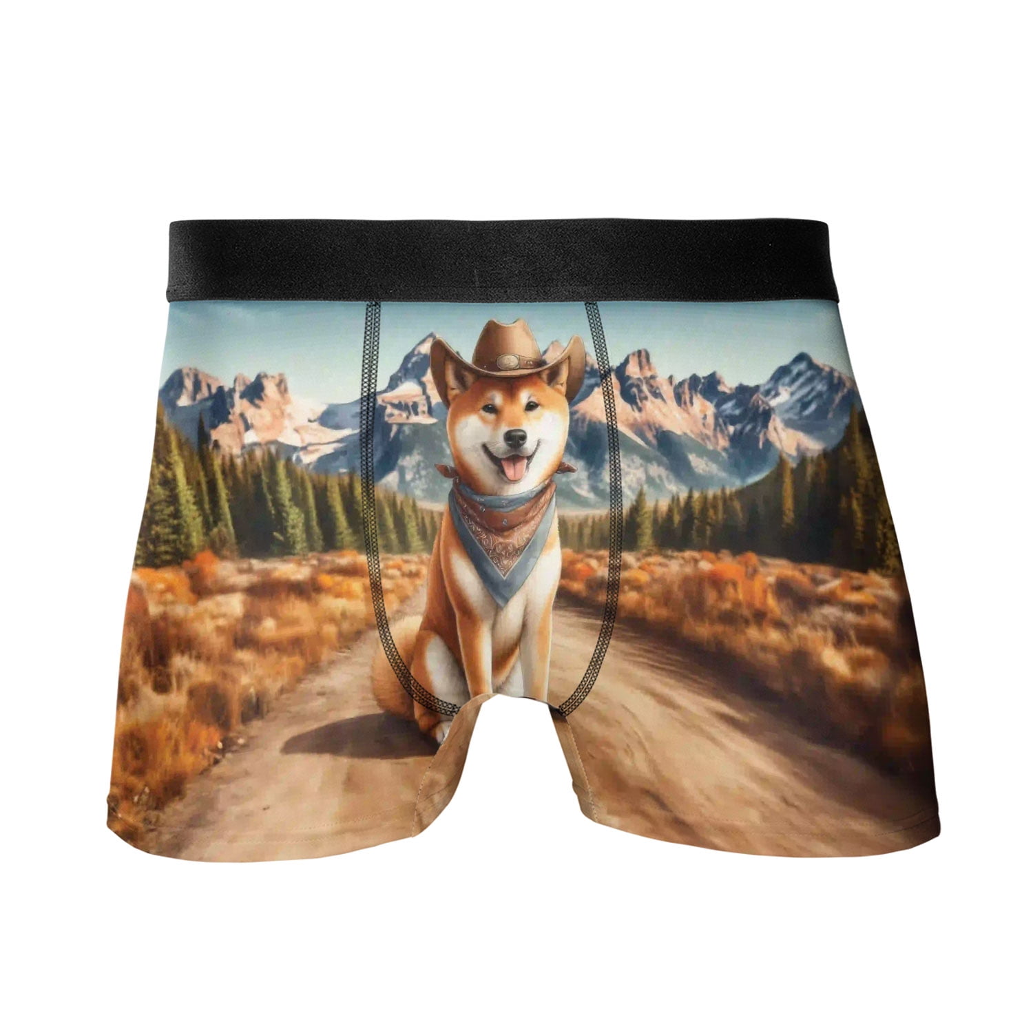 Welcome Fall Western Cowboy Shiba Inu Enjoys Majestic Autumn All Over ...