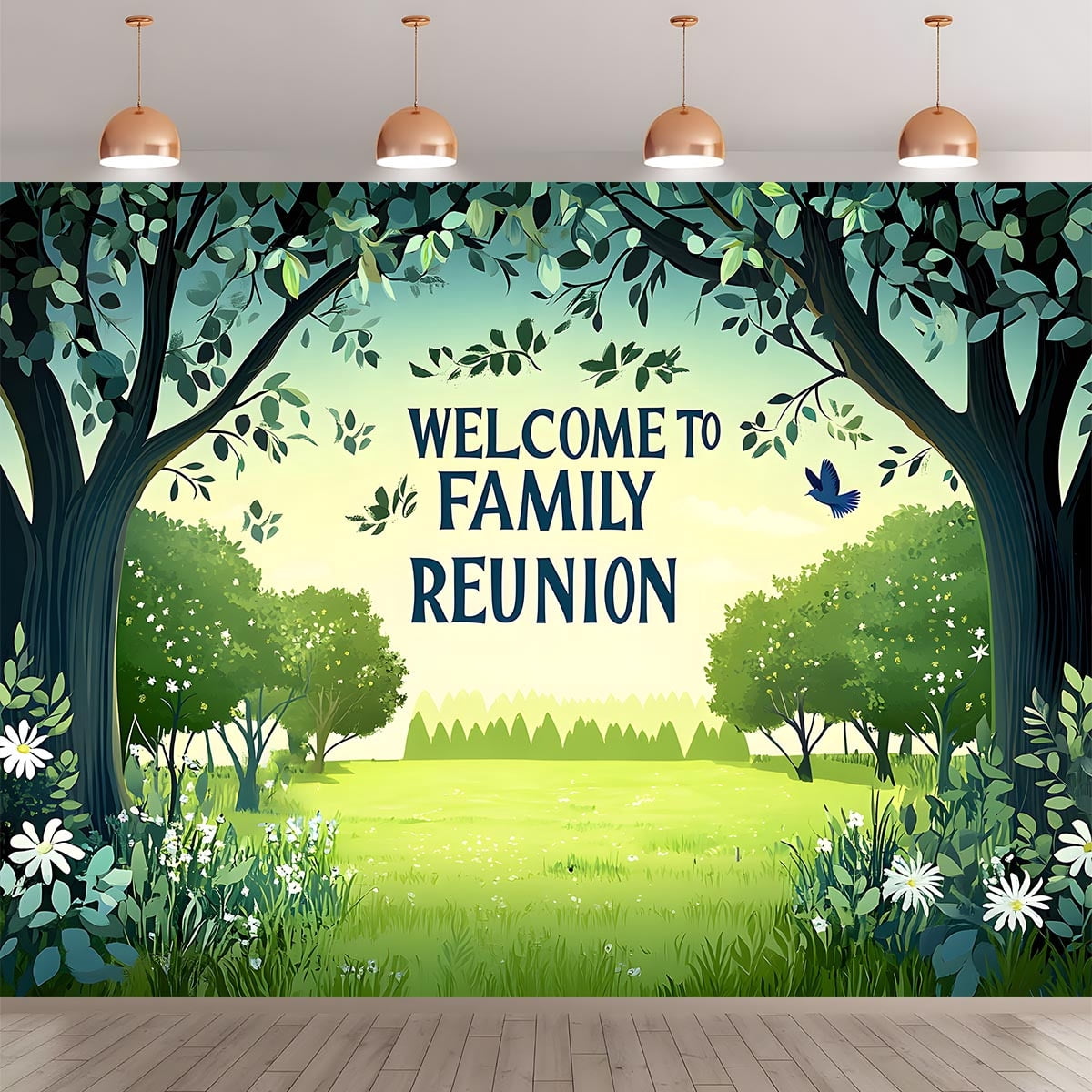 Welcome To Our Family Reunion Backdrop Banner Backdrop Photo Wall ...