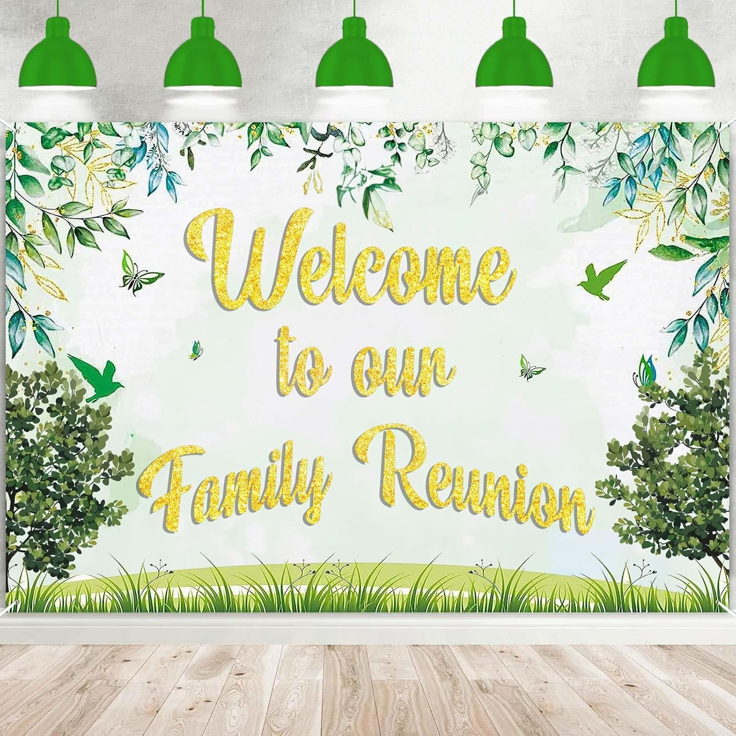Welcome to Our Family Reunion Banner Home Spring Family Reunion Party ...