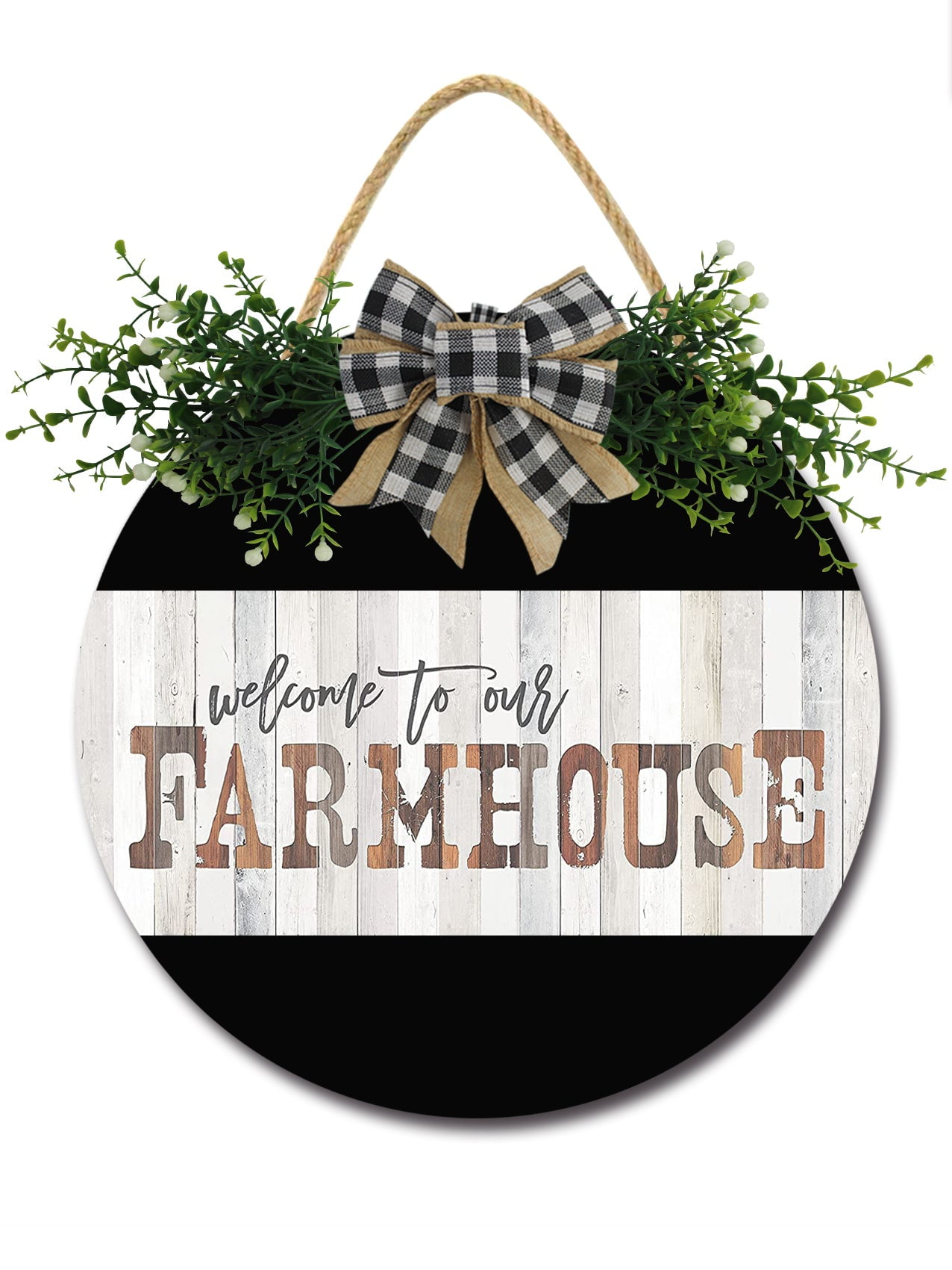 Welcome To Our Farmhouse Sign for Front Door, Decor for Farmhouse Porch ...