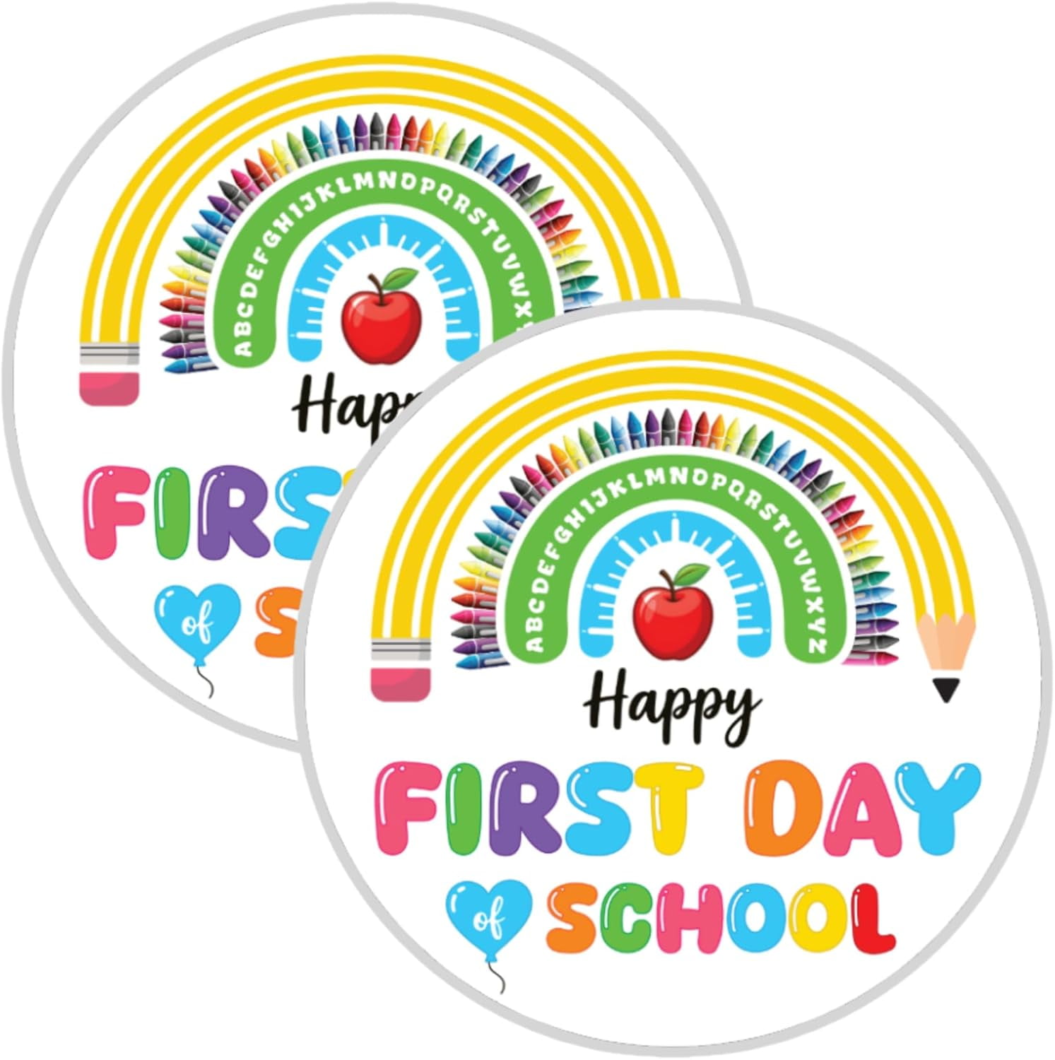 Welcome to First Grade Sticker–Fun and Colorful Stickers, Teachers Gift ...