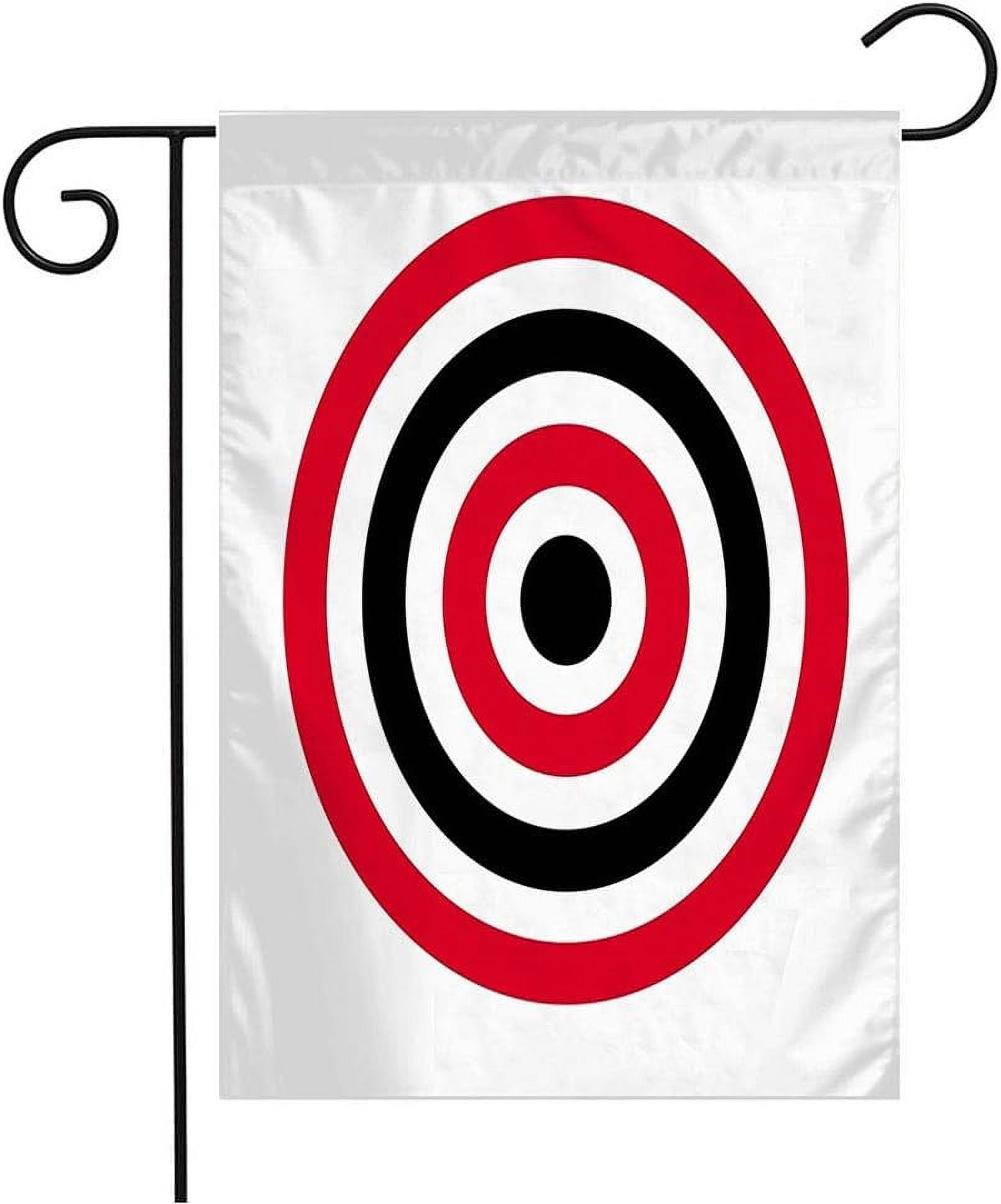 Welcome Garden Flag Circle Arrow Black Leisure Isolated Archery ...