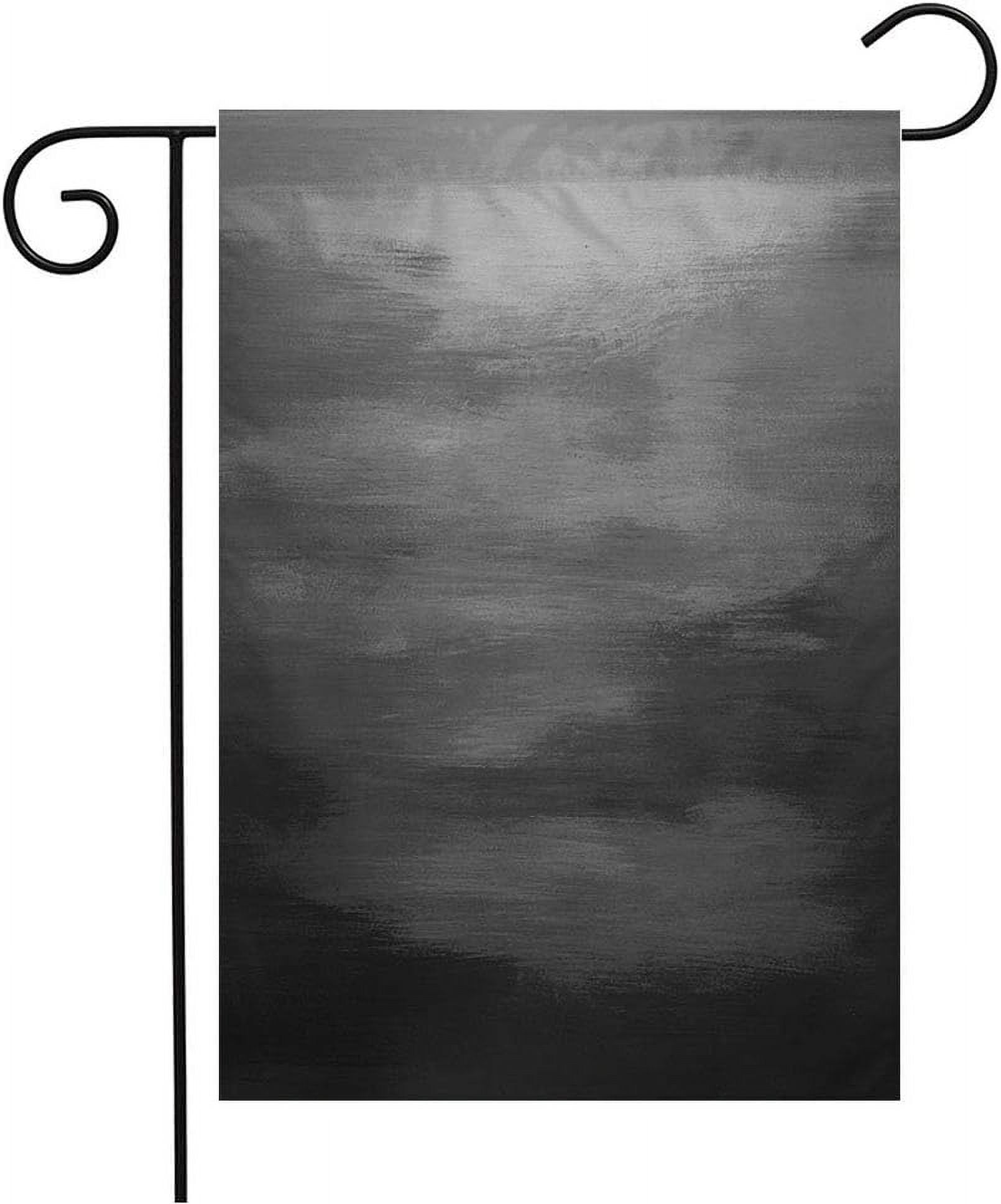 Welcome Garden Flag Vertical Creativity Black Oil White Water Pattern ...