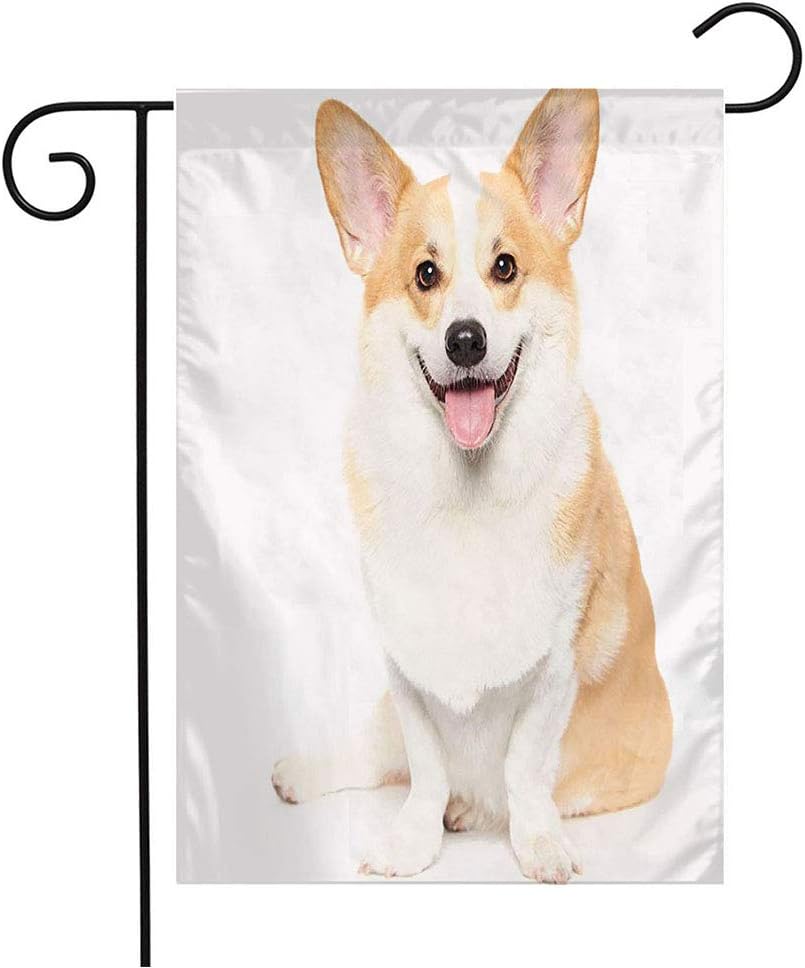 Welcome Garden Flag Vertical Welsh Corgi Animals Animal Cardigan ...