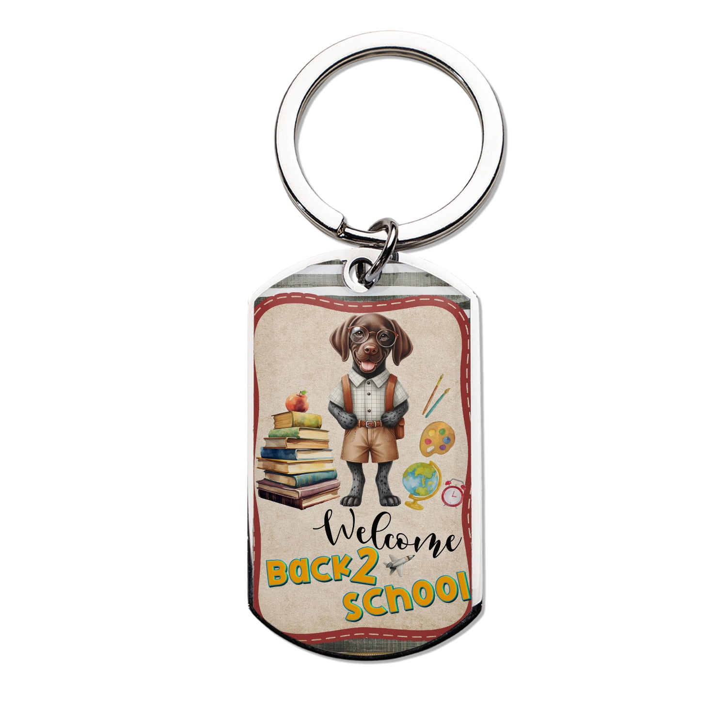 Welcome German Shorthaired Pointer Back to School Vintage Retro ...