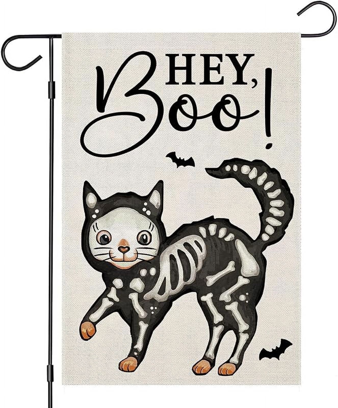 Welcome Halloween Garden Flags for Outside Decoration, Spooky Ghost ...