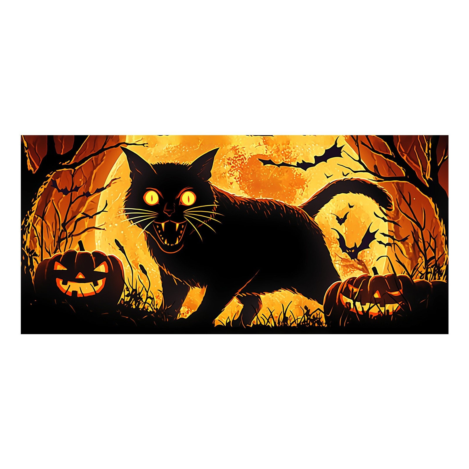 Welcome Halloween A Must Have Garage Banner! The Festive Atmosphere Is ...