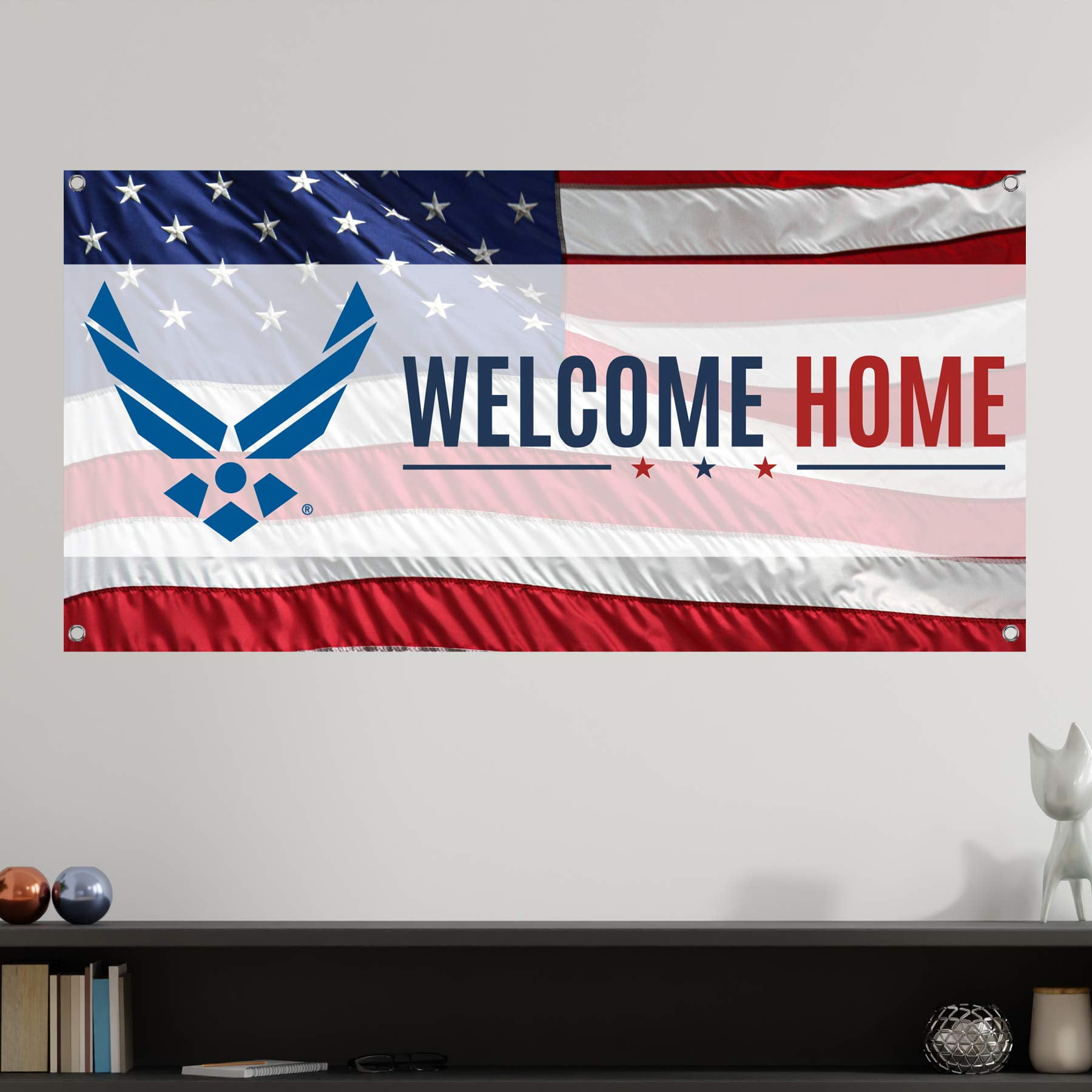 Welcome Home Air Force Banner 2' x 4' - Walmart.com