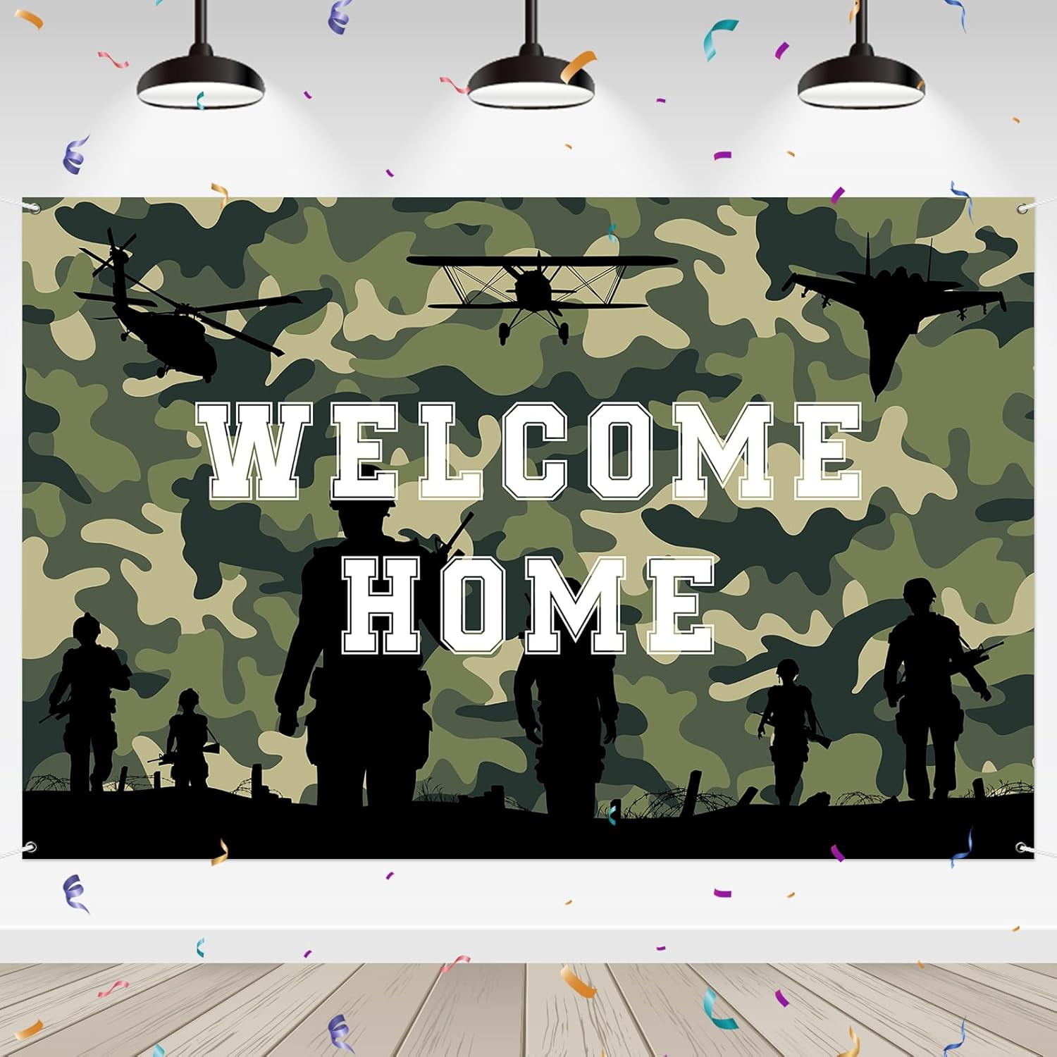 Welcome Home Backdrop Family Party Photography Background Banner ...