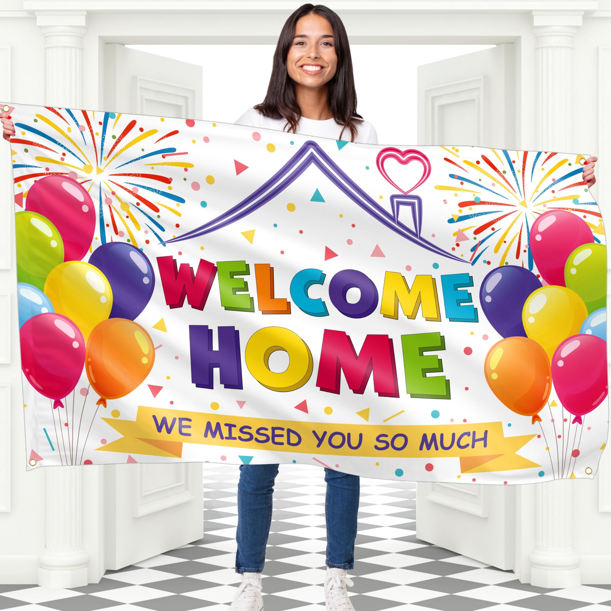 Welcome Home Banner - Welcome Home Decorations - Welcome Back Banner ...