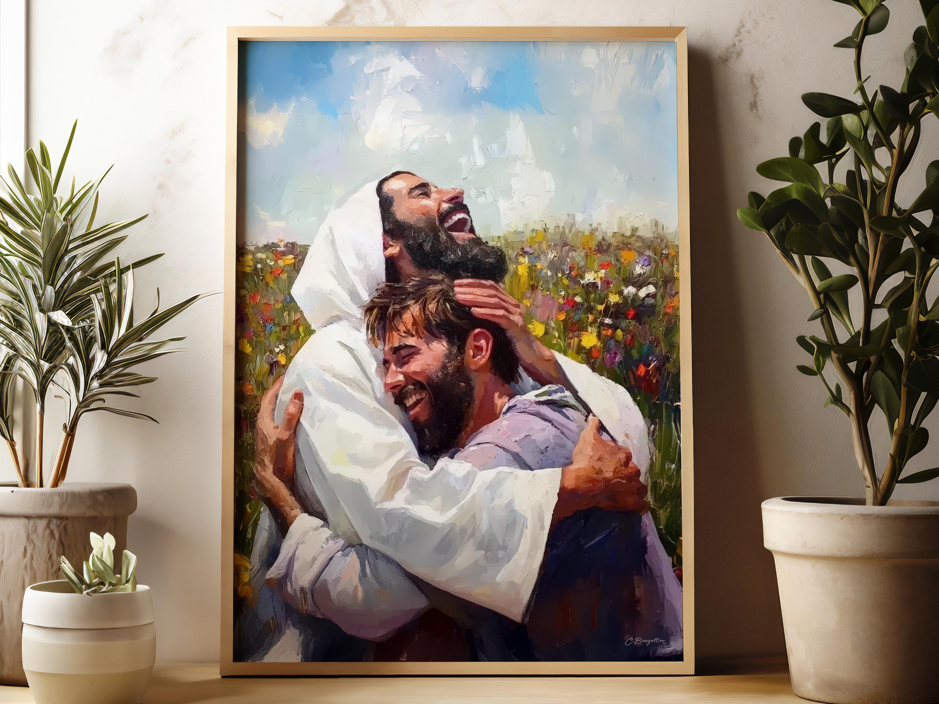 Welcome Home # | | First Moment In Heaven | Christian Art | Held By ...